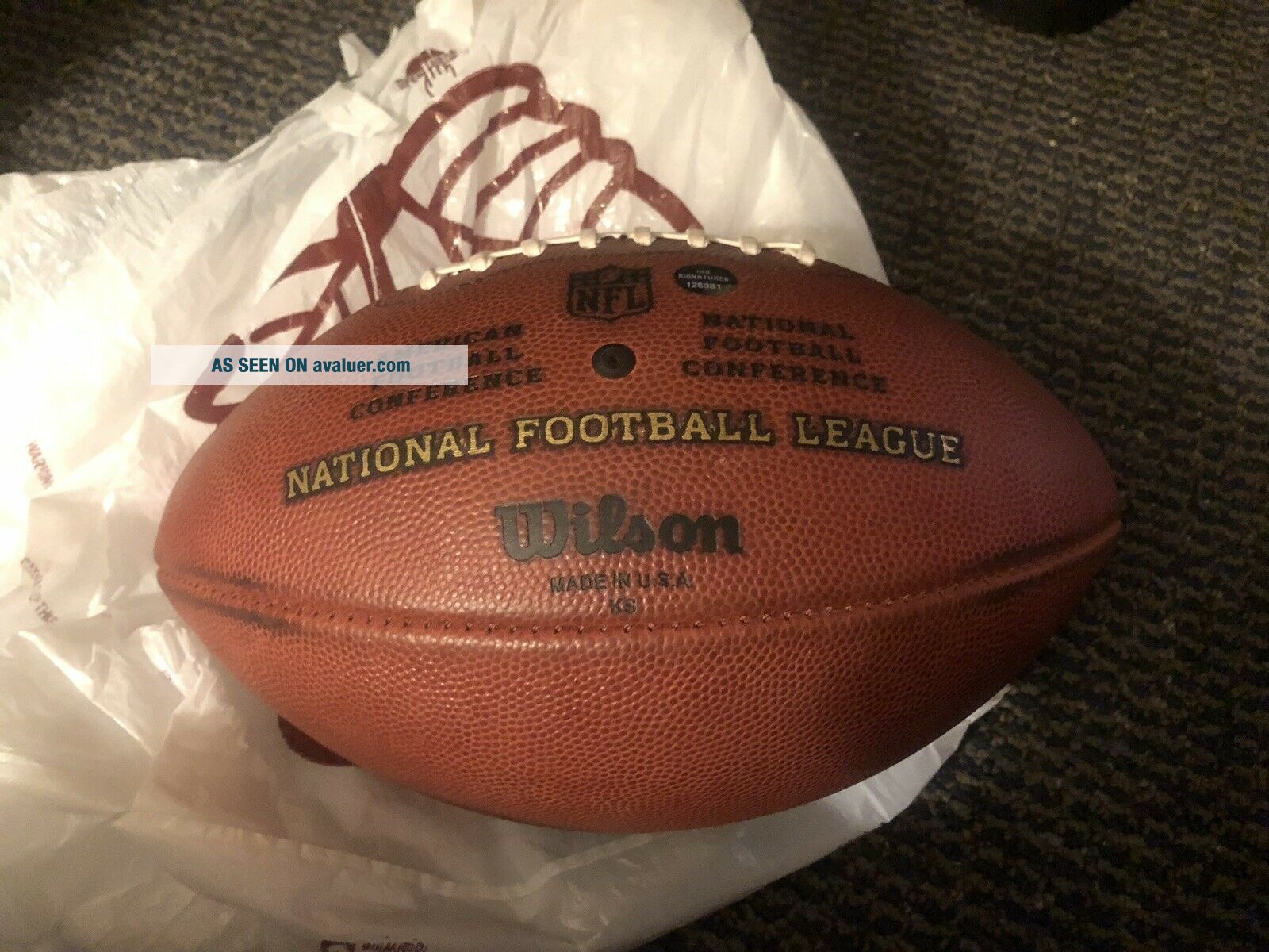 Tom Brady Signed The Duke Football (comes With) | #5773434