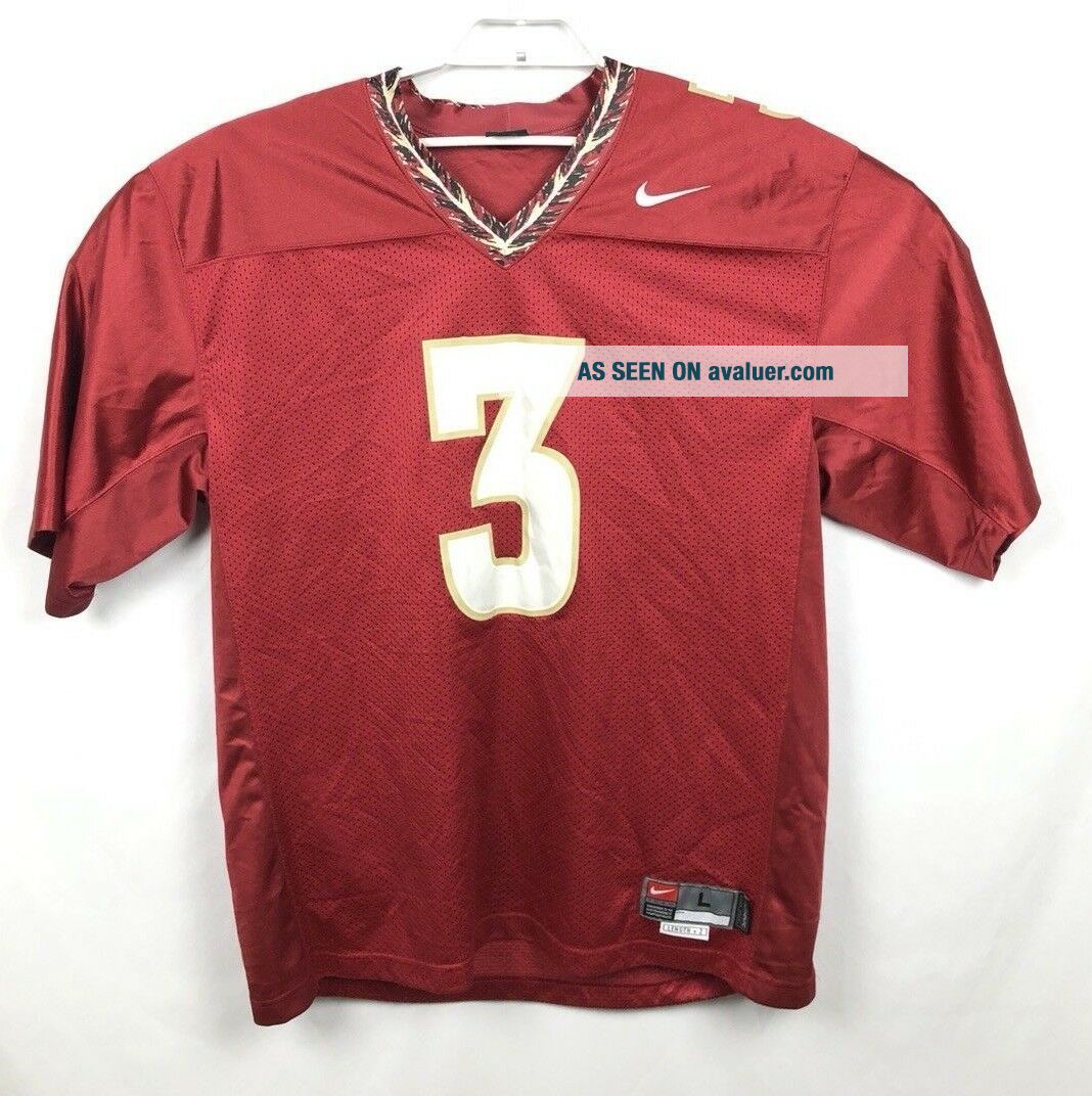 Nike Florida State University FSU Seminoles 3 NCAA Football Adult L ...