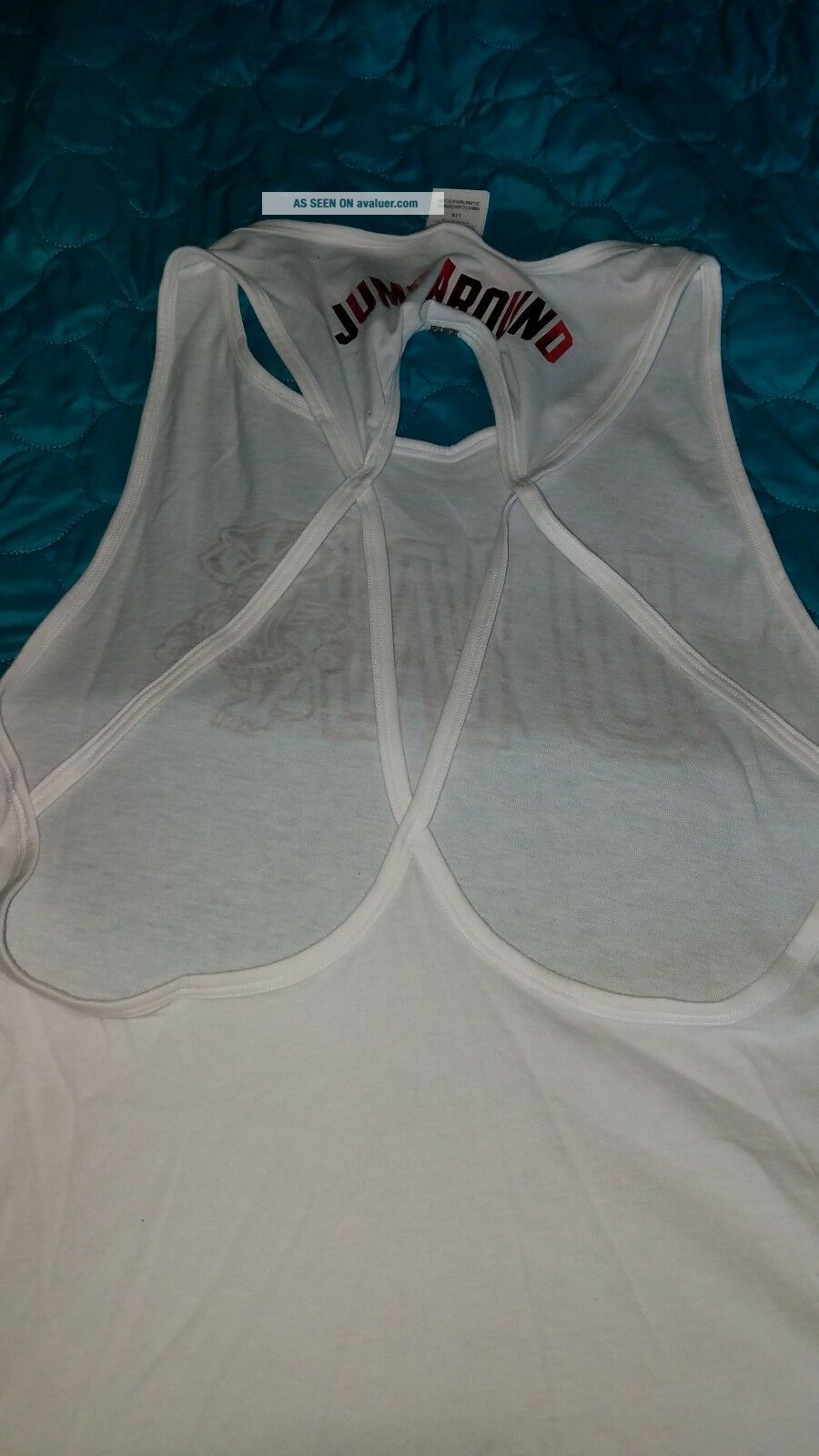 UNIVERSITY OF WISCONSIN TWIST BACK TANK PINK BY VICTORIAS SECRET LARGE ...