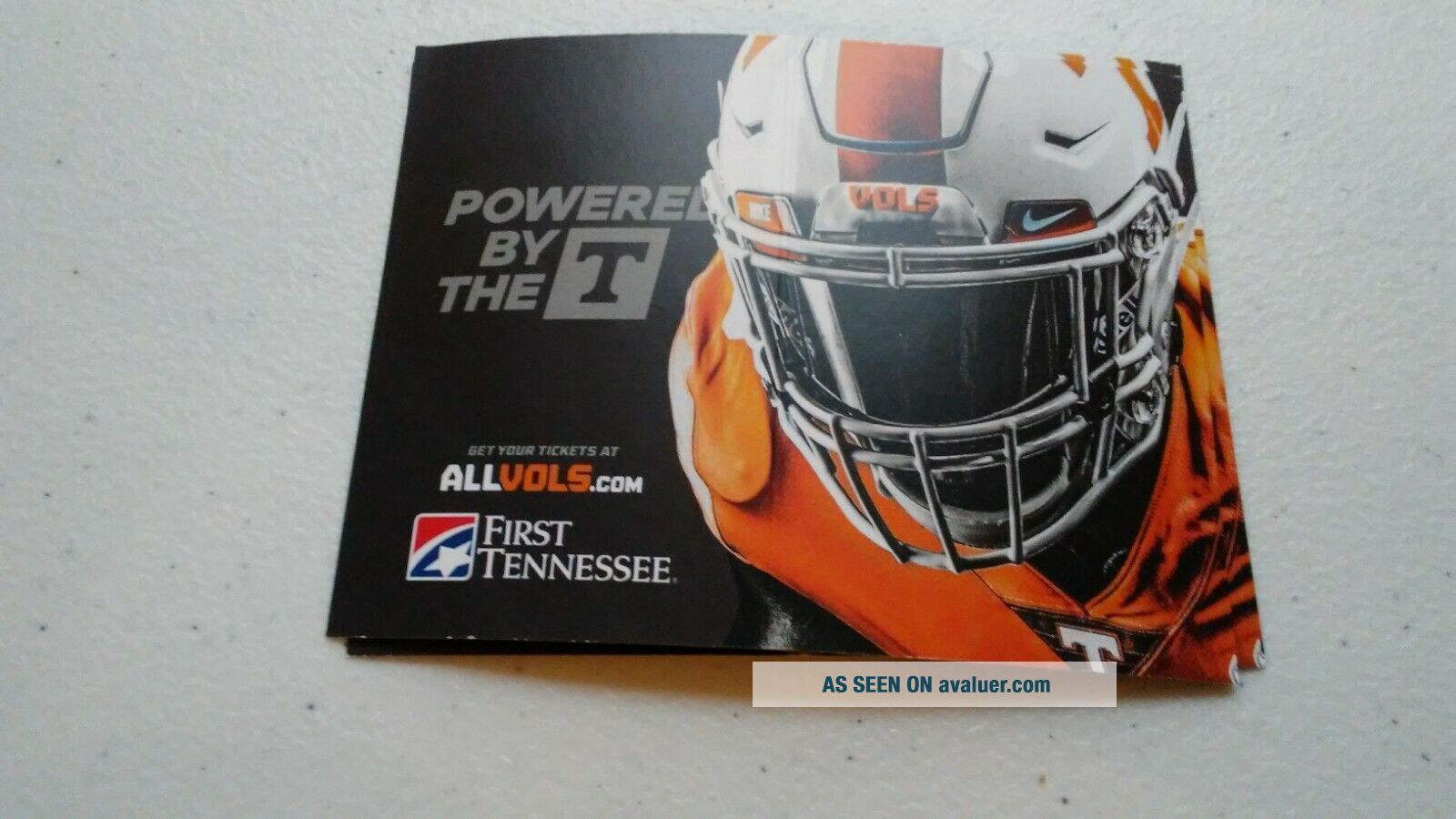 2019 University Of Tennessee Football Pocket Schedule | #5747245