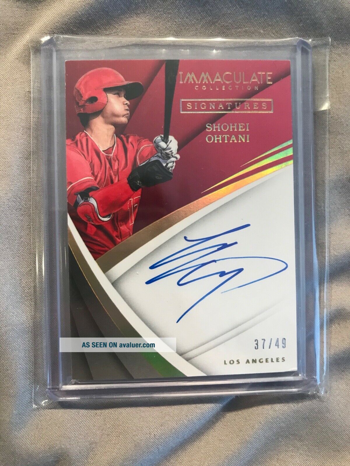 2018 Panini Immaculate Signatures Autograph Shohei Ohtani /49 | #5745535
