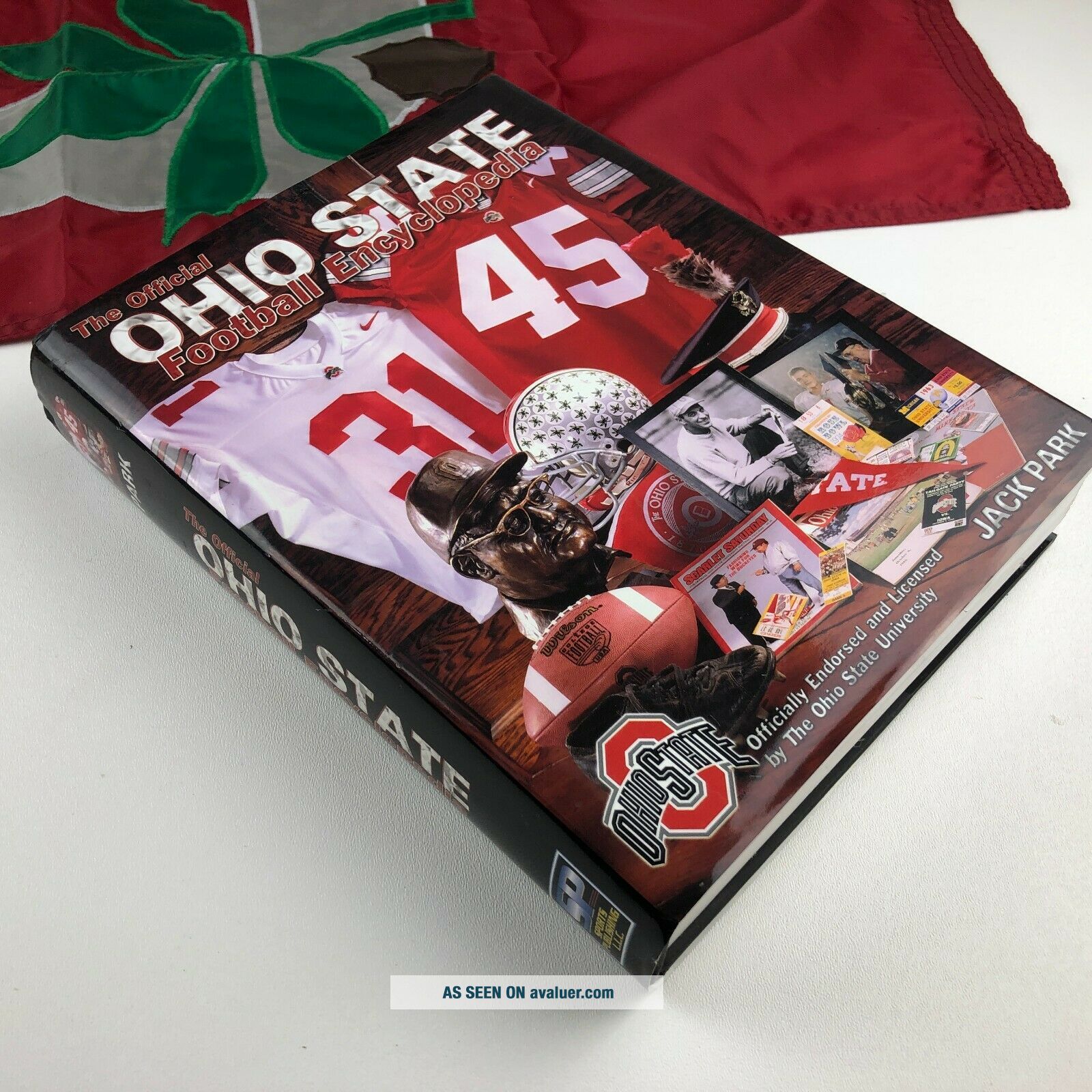 OSU Buckeye Football Encyclopedia AND Yard Banner Flag SIGNED By Archie ...