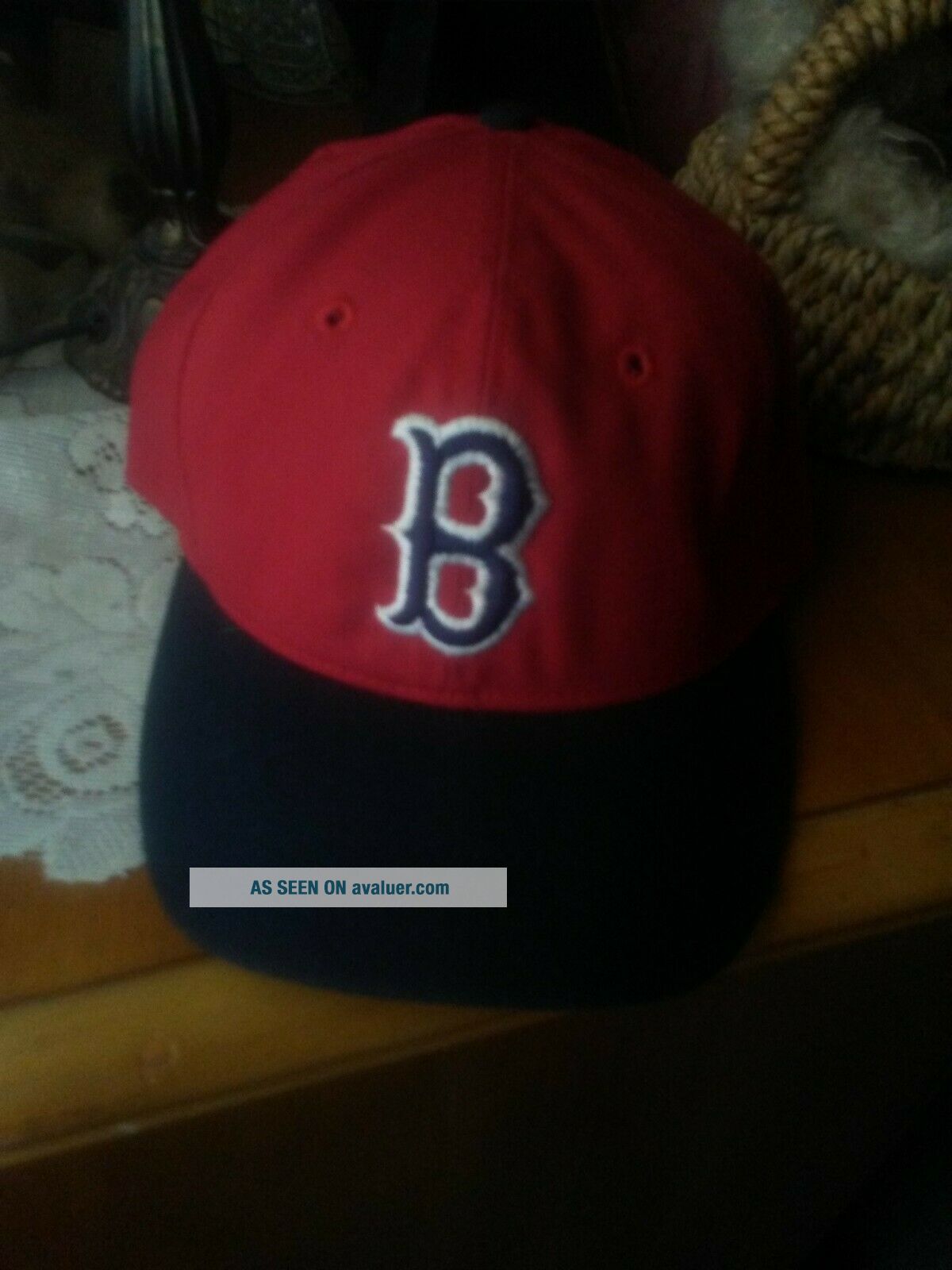 Boston Red Sox Hat. 7/18 Size, A 1970 ' S Roman Brand, . | #5813762