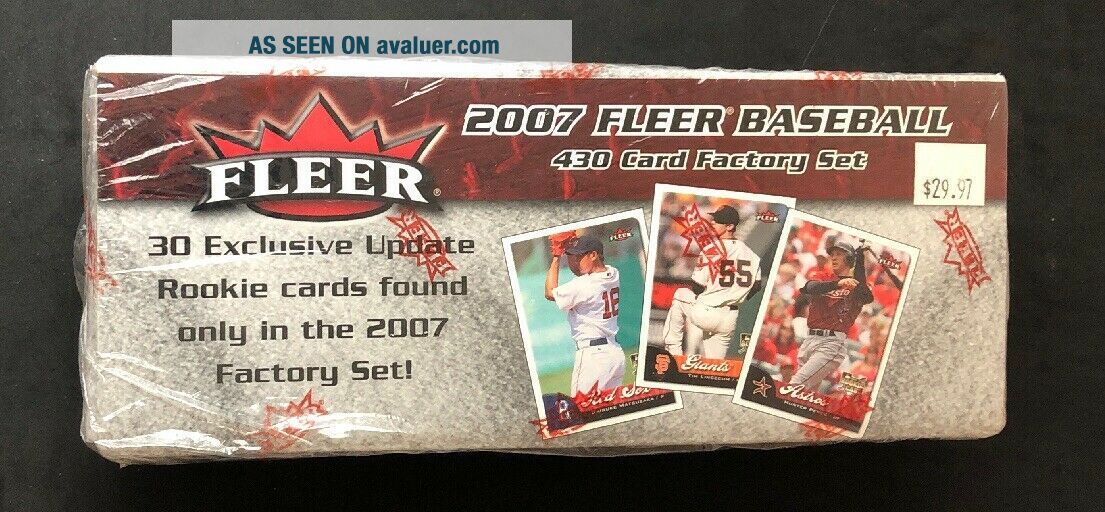 2007 Fleer Factory Set (430) 30 Exclusive RC Cards Major League ...