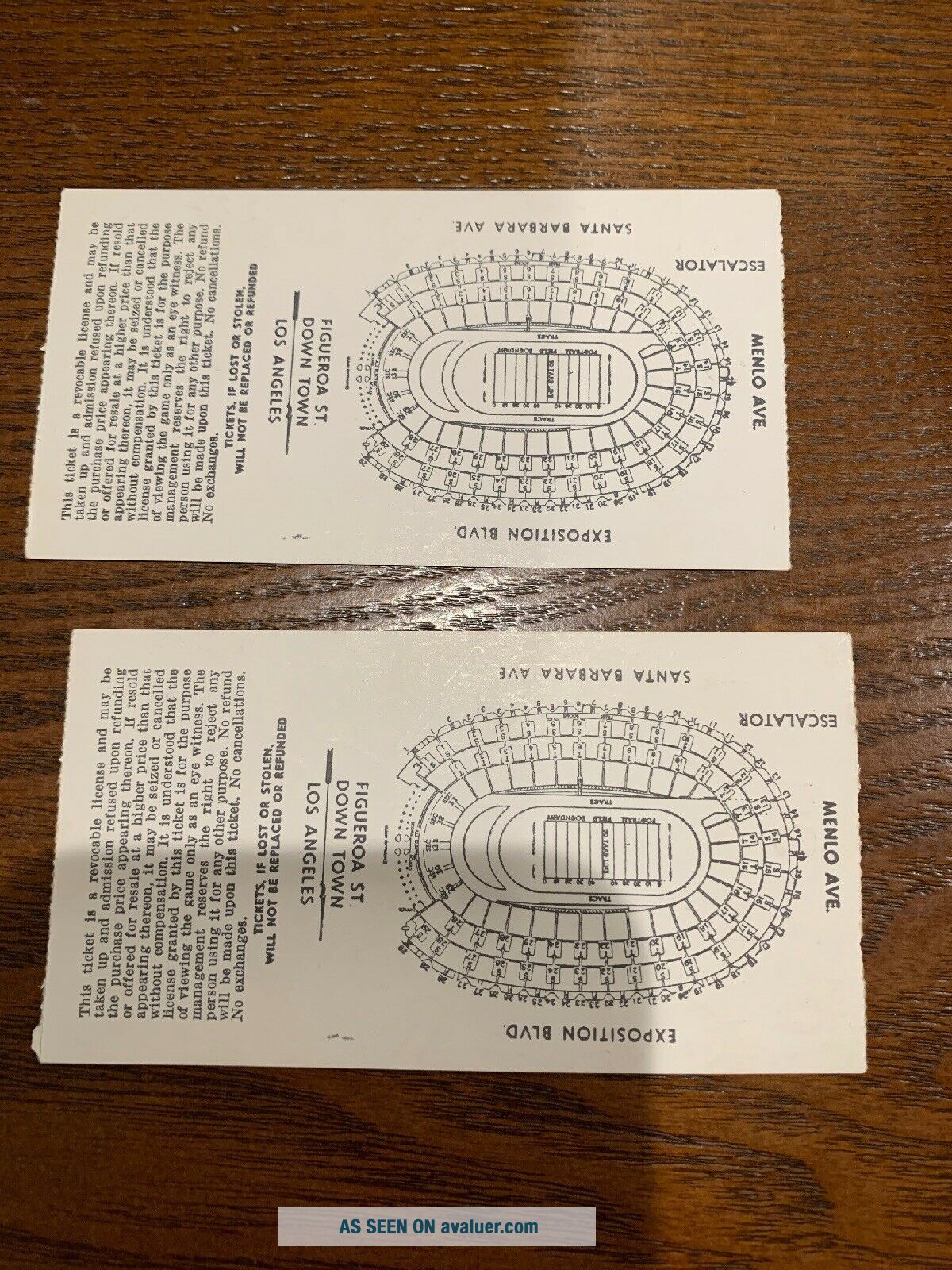 1957 Ucla Vs Florida Football (2) Ticket Stubs | #5942520