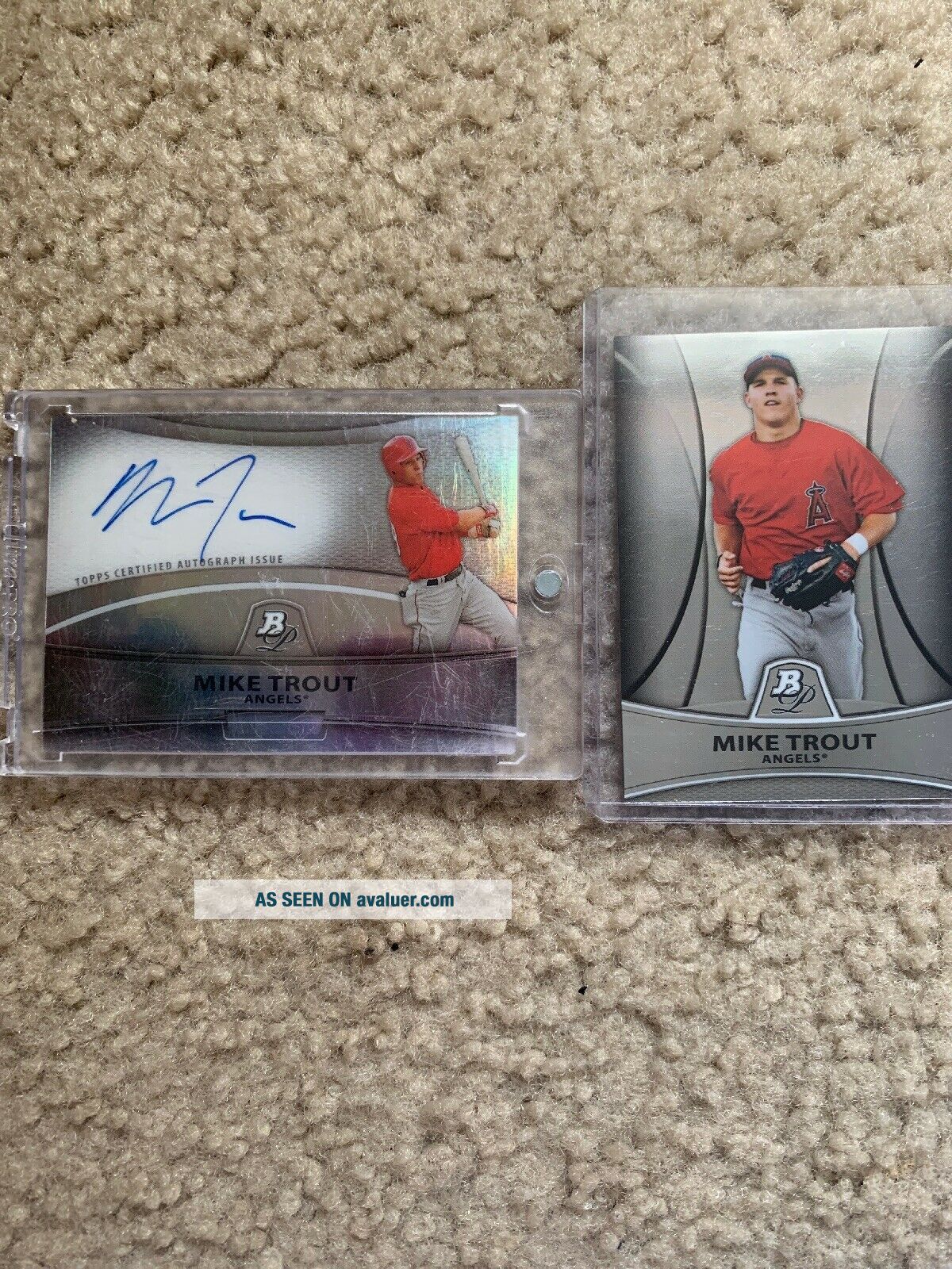 2010 Bowman Mike Trout Auto And Rookie Card | #5997328