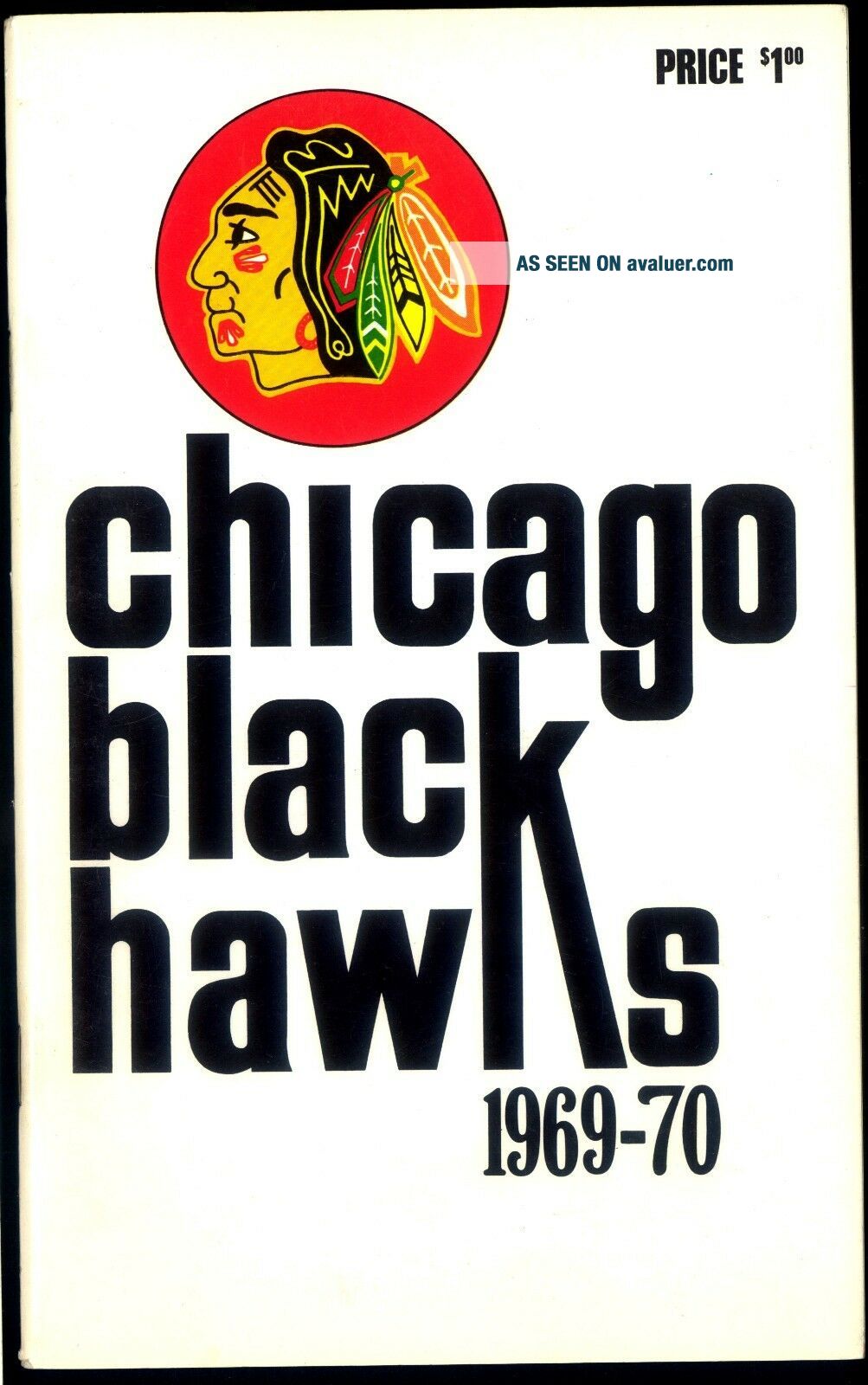 Chicago Black Hawks - Media Guide 1969 - 70 Full Guide 5 X 8 | #6057446