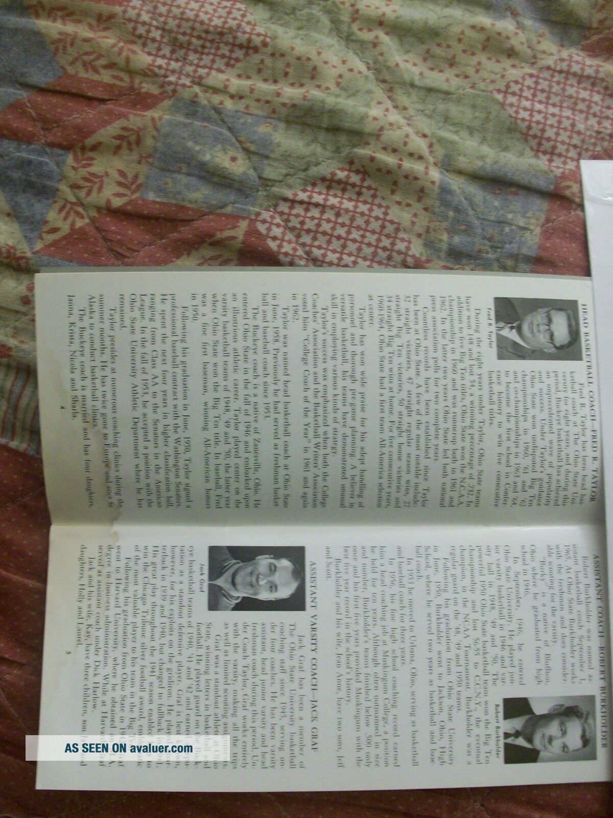 1966 - 67 OHIO STATE UNIVERSITY BASKETBALL MEDIA GUIDE Yearbook 1967 ...