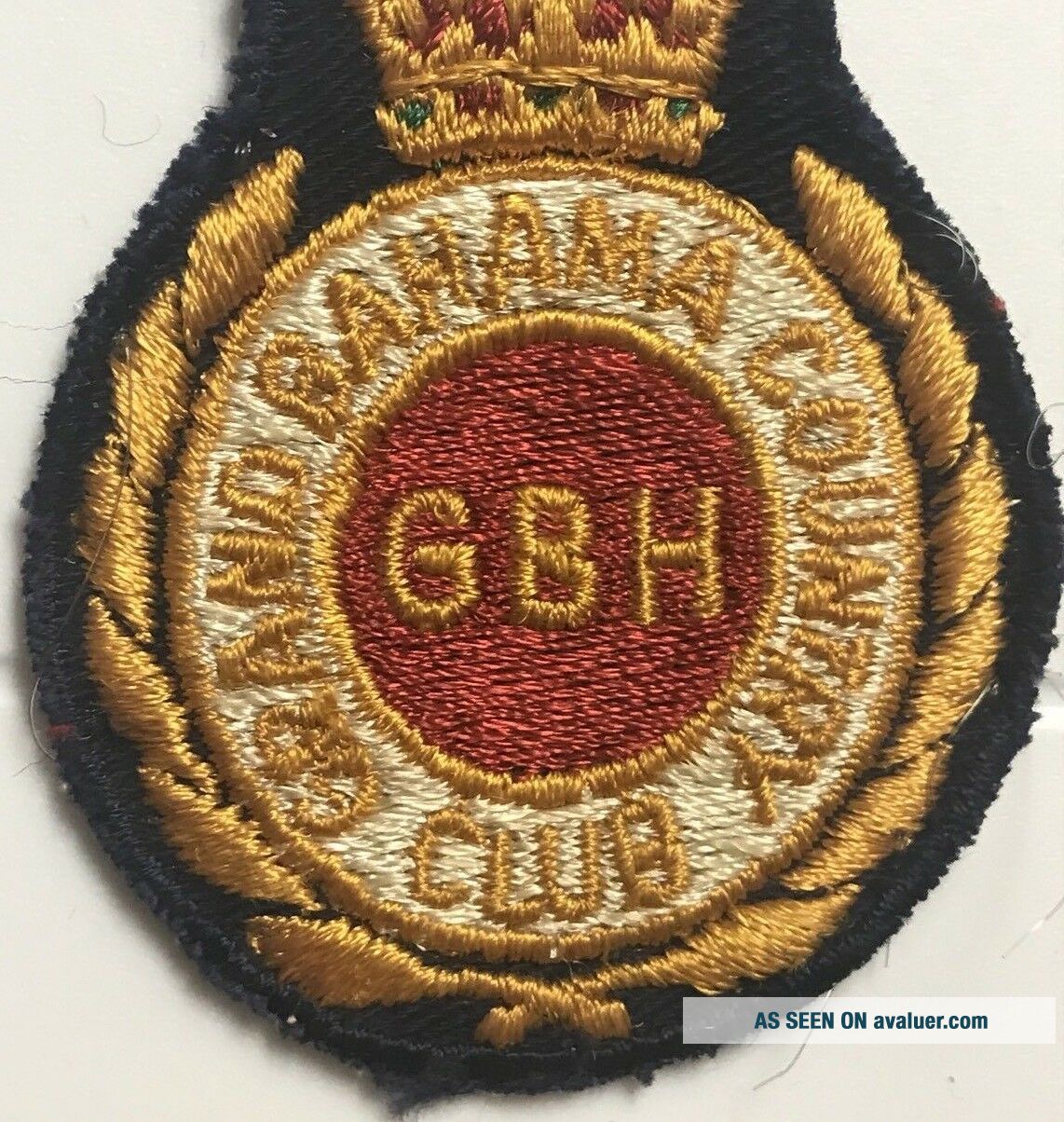 Grand Bahama Country Club GBH Crest Embroidered Felt Patch Badge | #6089092