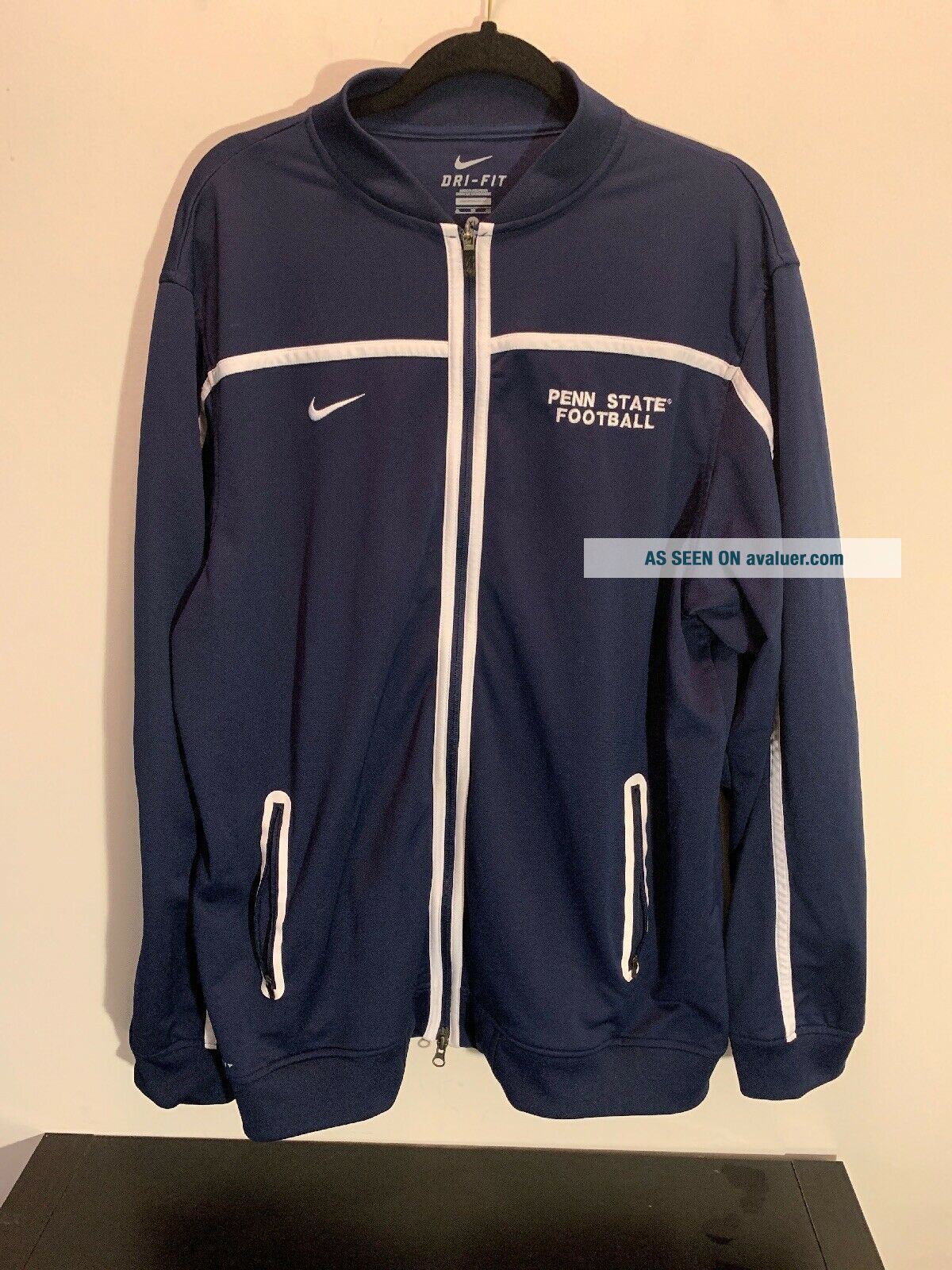 Nike Penn State Nittany Lions Football Dri - Fit Full Zip Jacket Mens ...