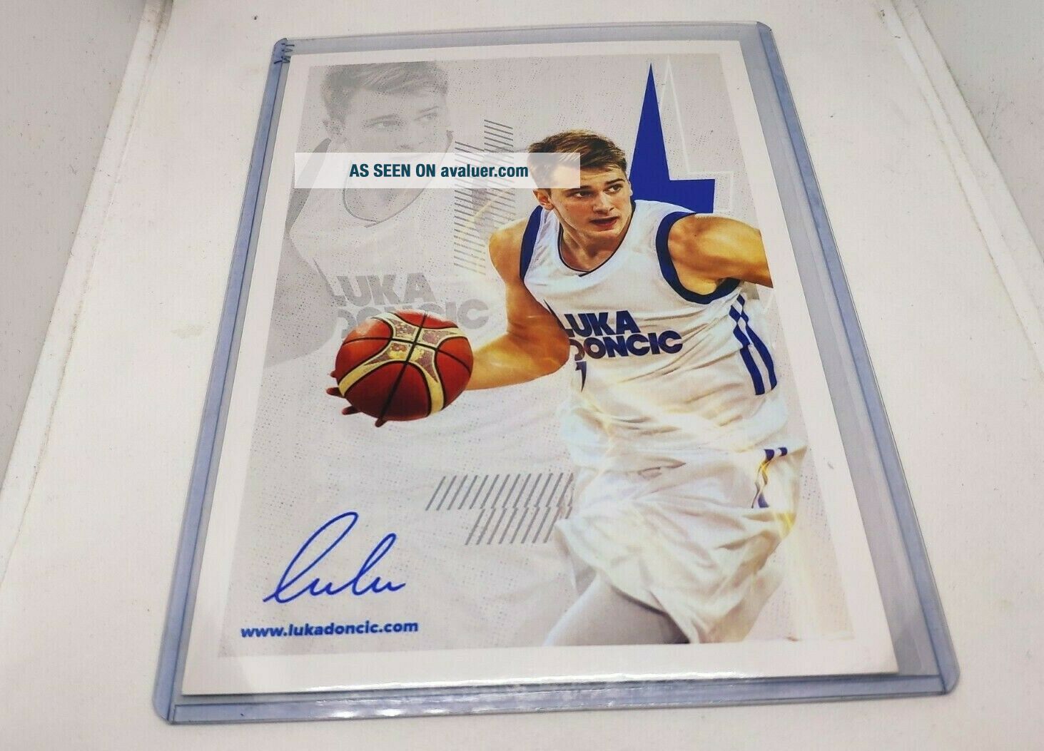 Official Exclusive Gift RC Autograph Auto 5 X 7 Sign Card LUKA DONCIC ...
