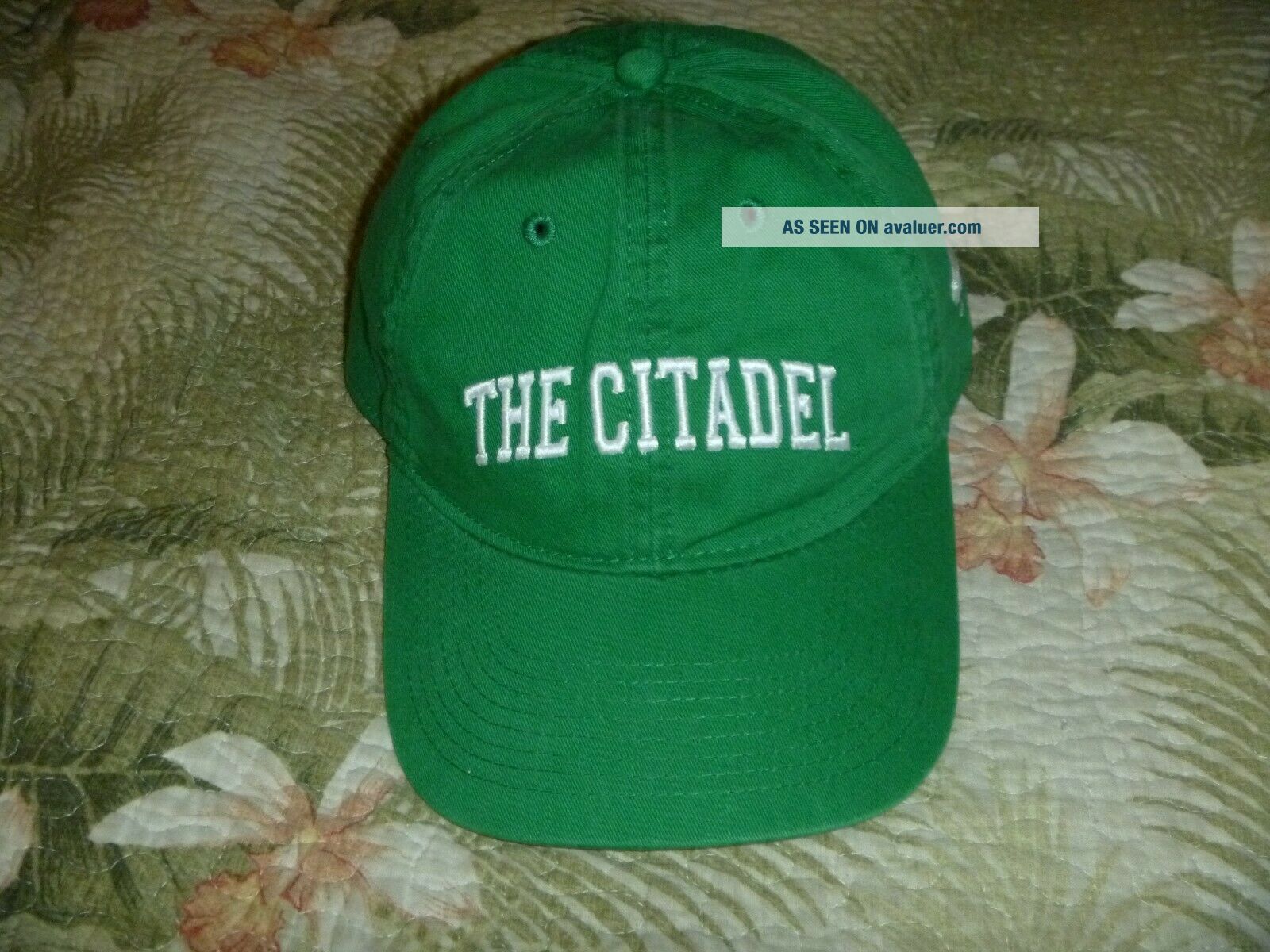 MENS LEGACY THE CITADEL BULLDOGS FOOTBALL BASEBALL CAP HAT GREEN IRISH ...