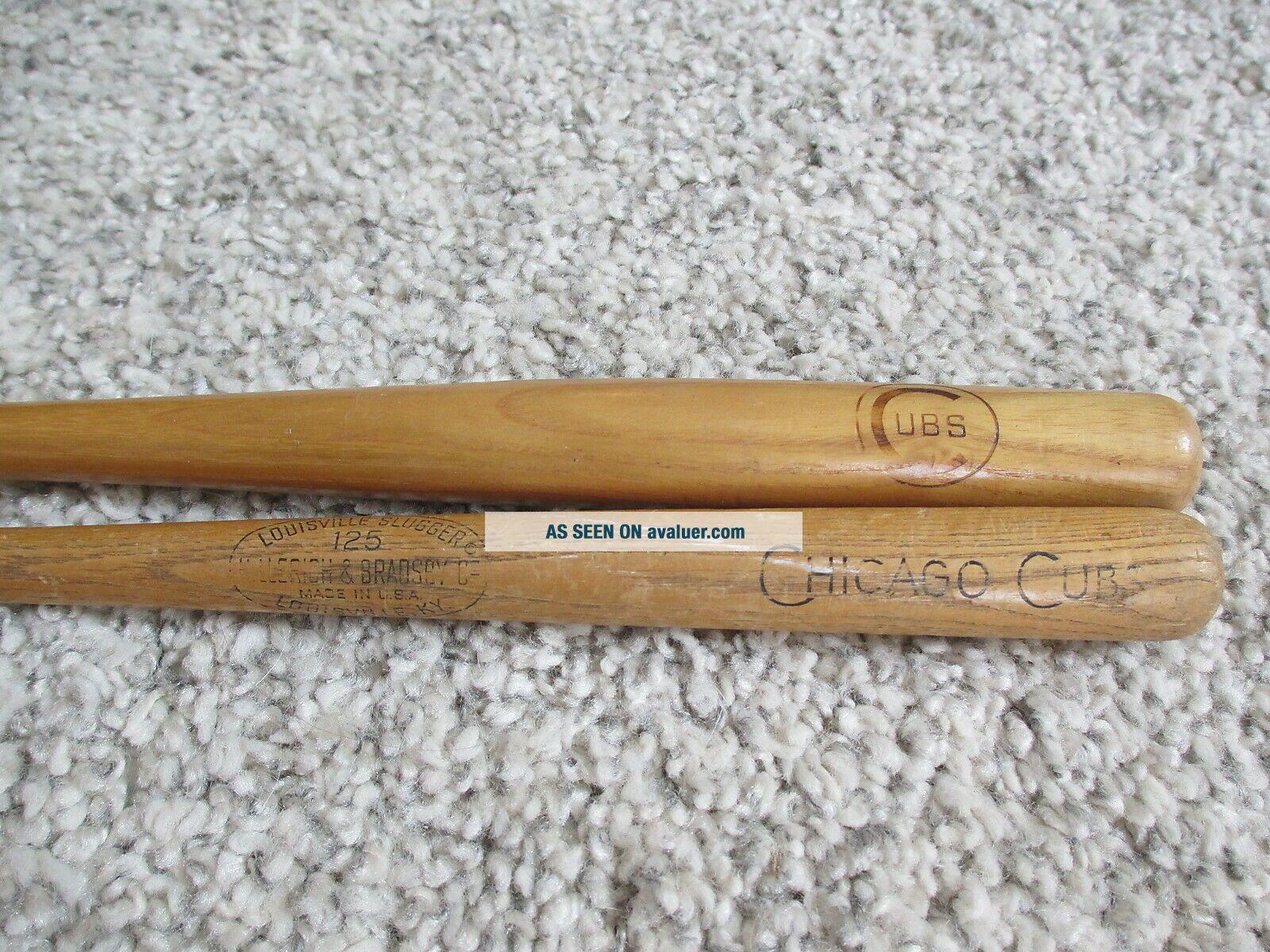Chicago Cubs Vintage Louisville Slugger Hillerich Bradsby Souvenir ...