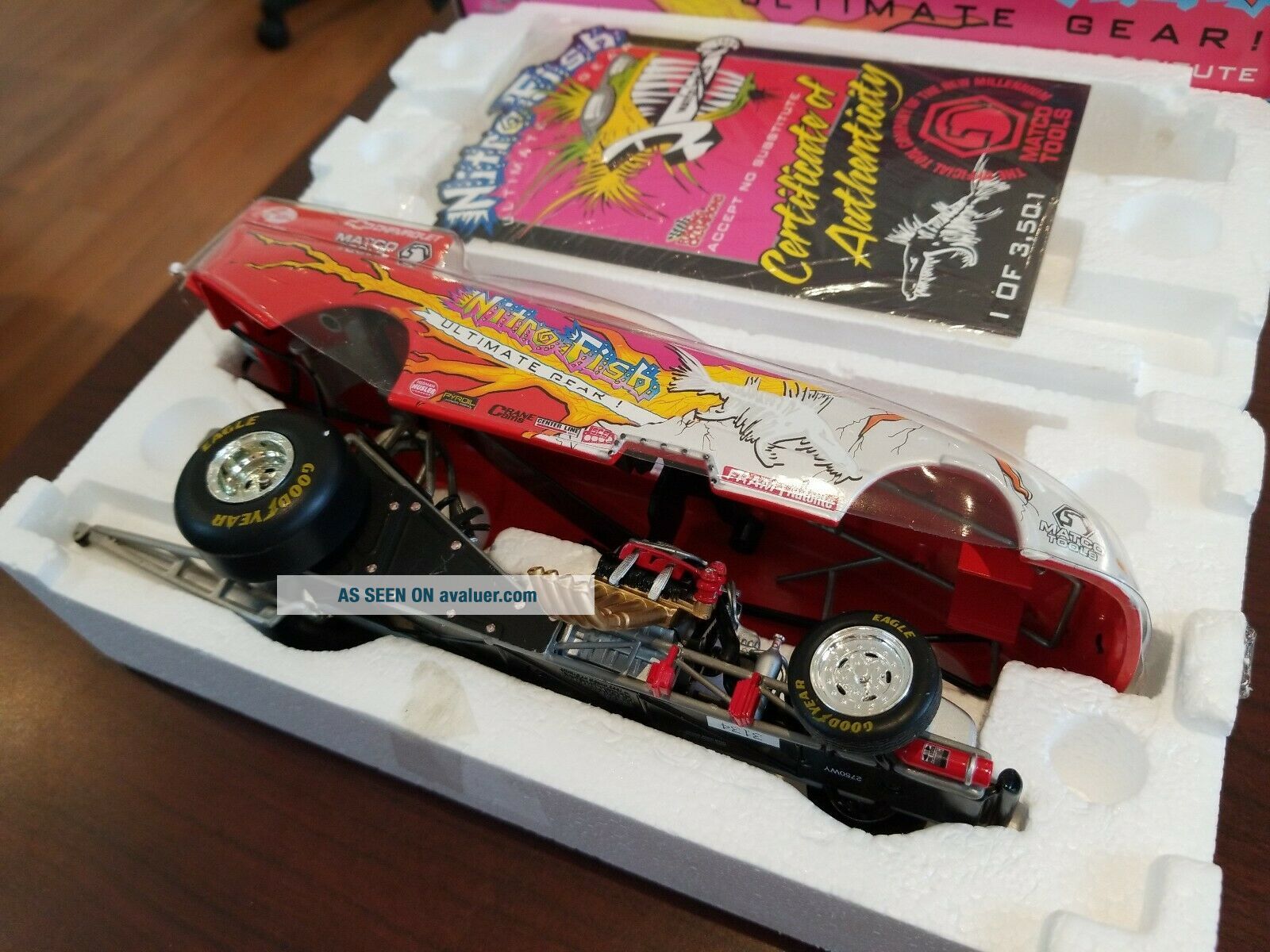 2000 Nitro Fish Ultimate Gear Matco Tools 1:24 NHRA Funny Car MIB 3134/ ...