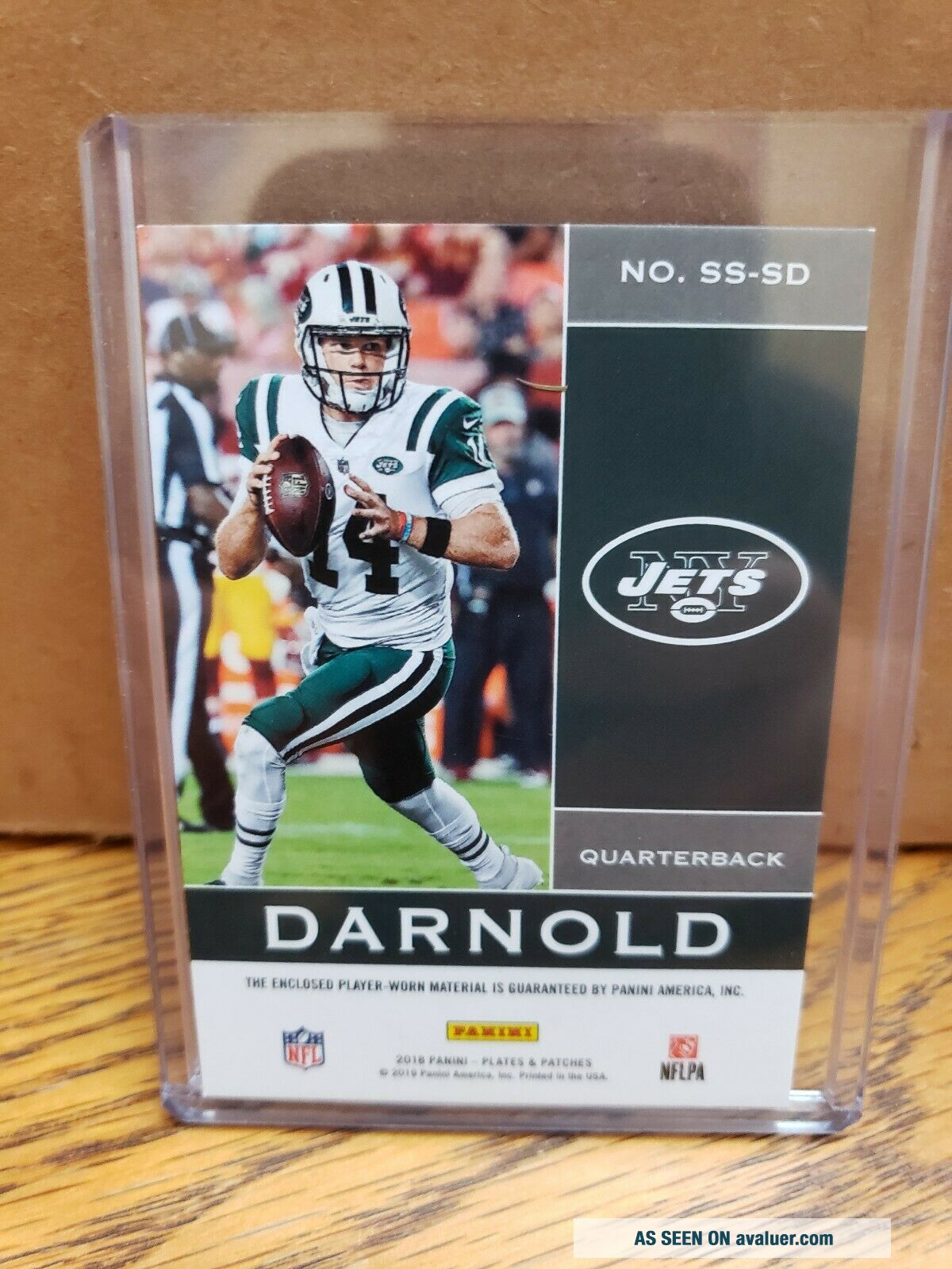 SAM DARNOLD 2018 Panini Plates & Patches Supreme Swatches Rc 4/99 ...