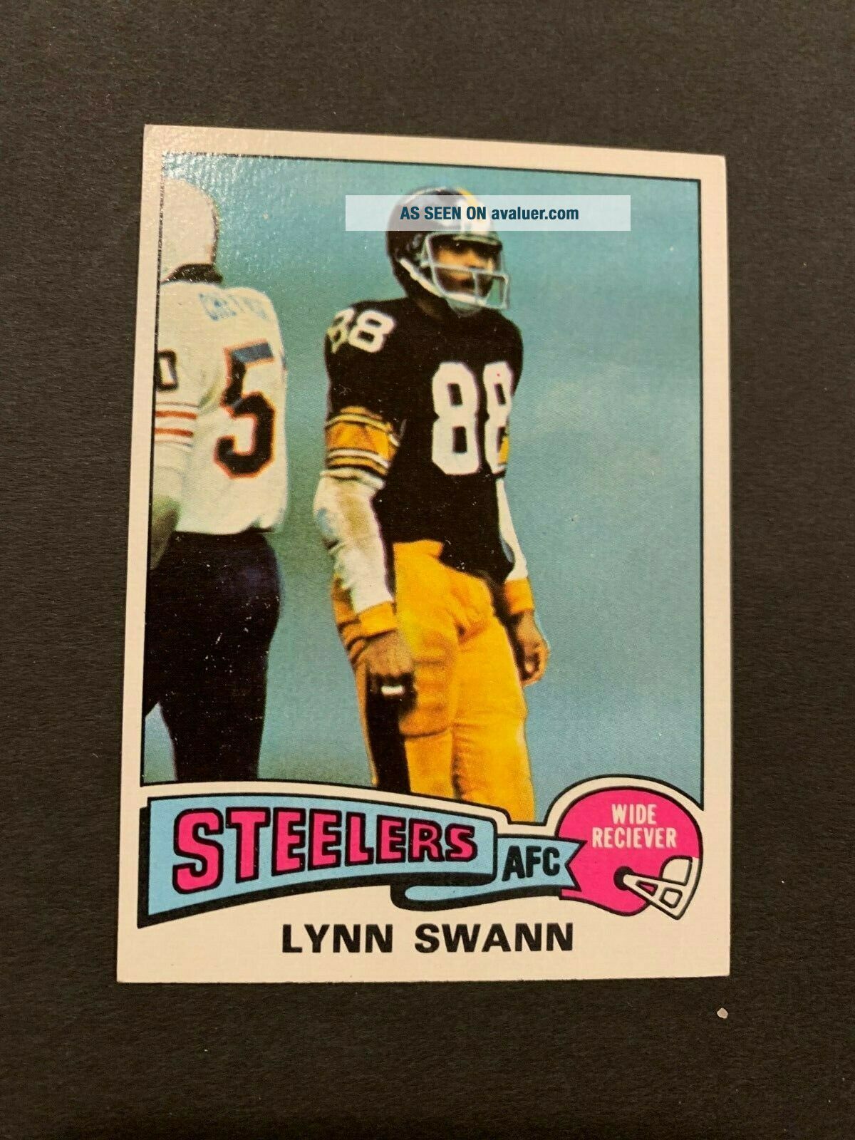 1975 TOPPS 282 PITTSBURGH STEELERS LYNN SWANN ROOKIE FOOTBALL CARD NM ...
