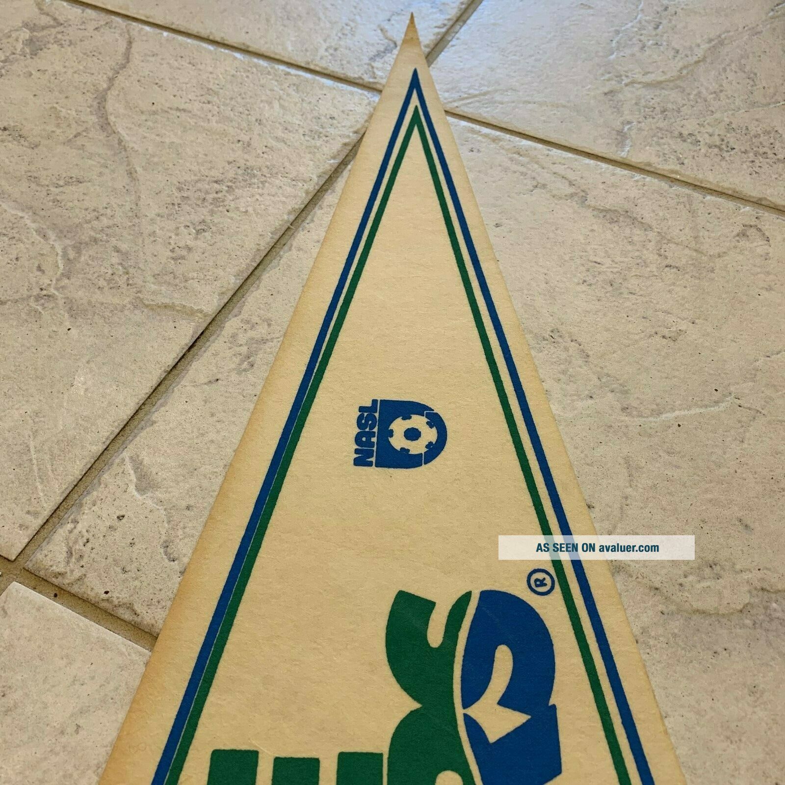 1970s NASL Seattle Sounders PENNANT 12X29 North American Soccer League ...
