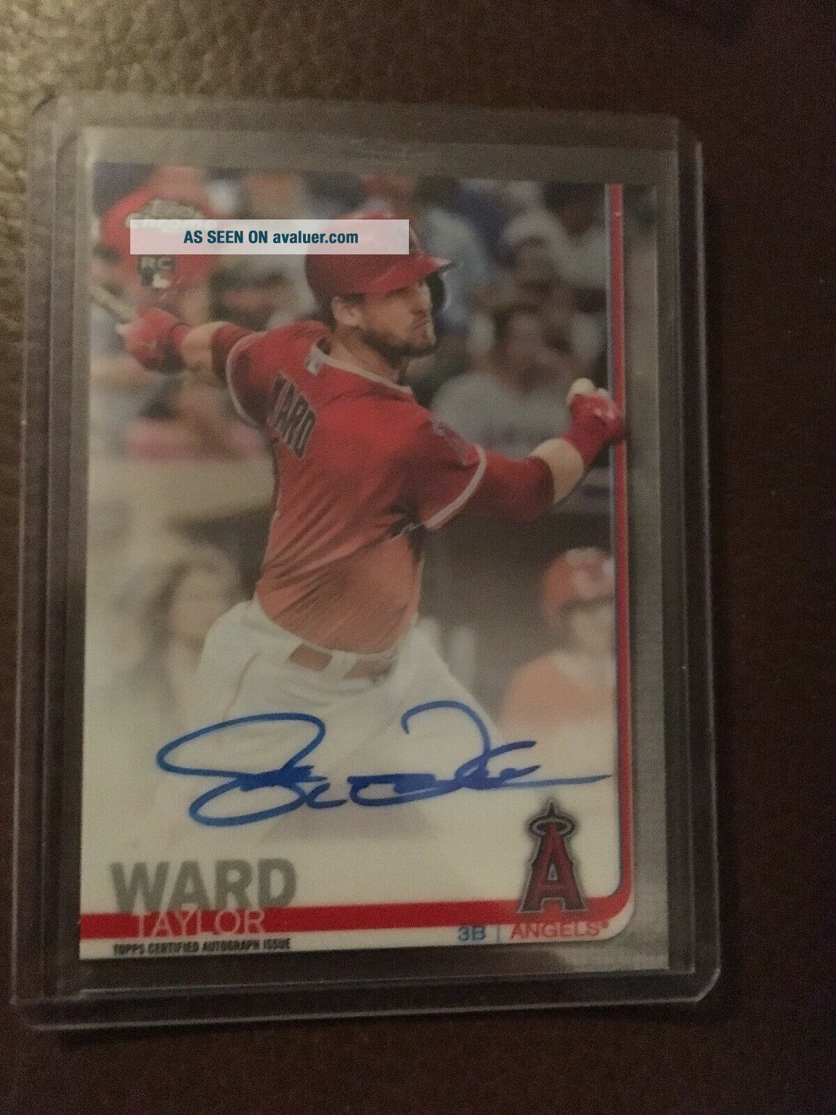 Taylor Ward 2019 Topps Chrome Rookie RC Auto Autograph Base Angels ...