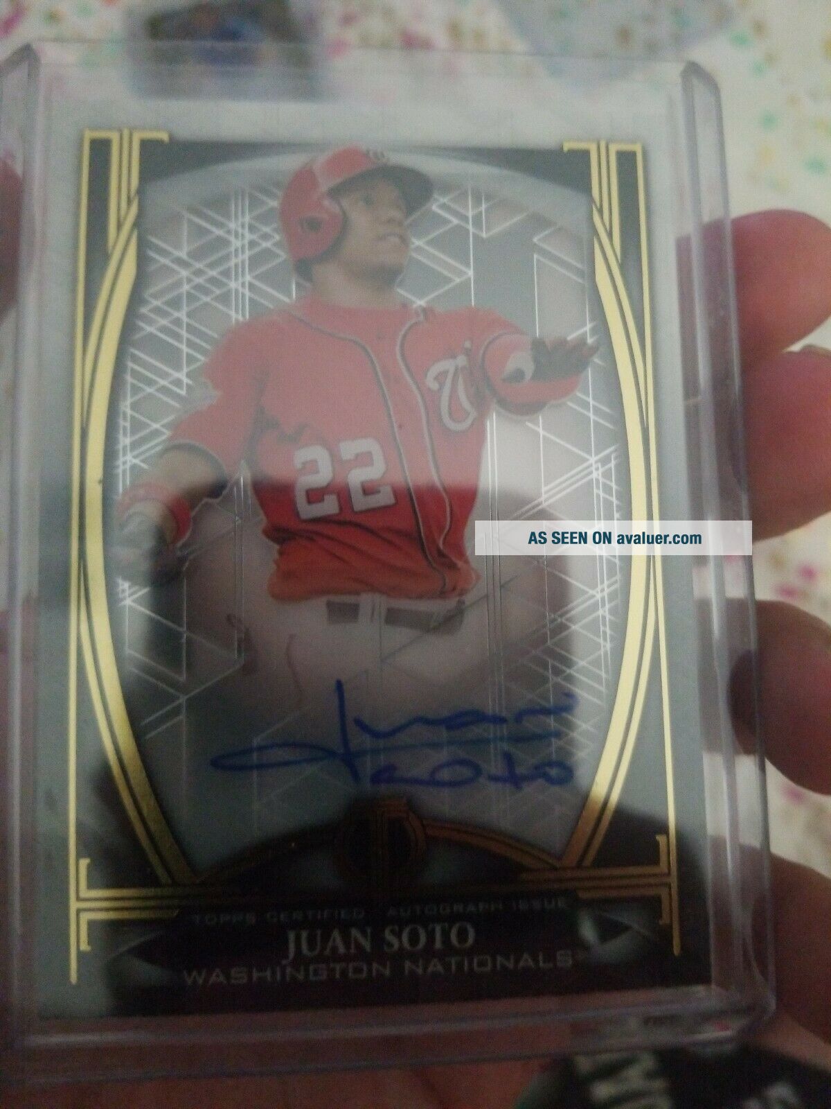 2019 Topps Tribute Juan Soto Iconic Perspectives Auto Autograph 22/99 ...