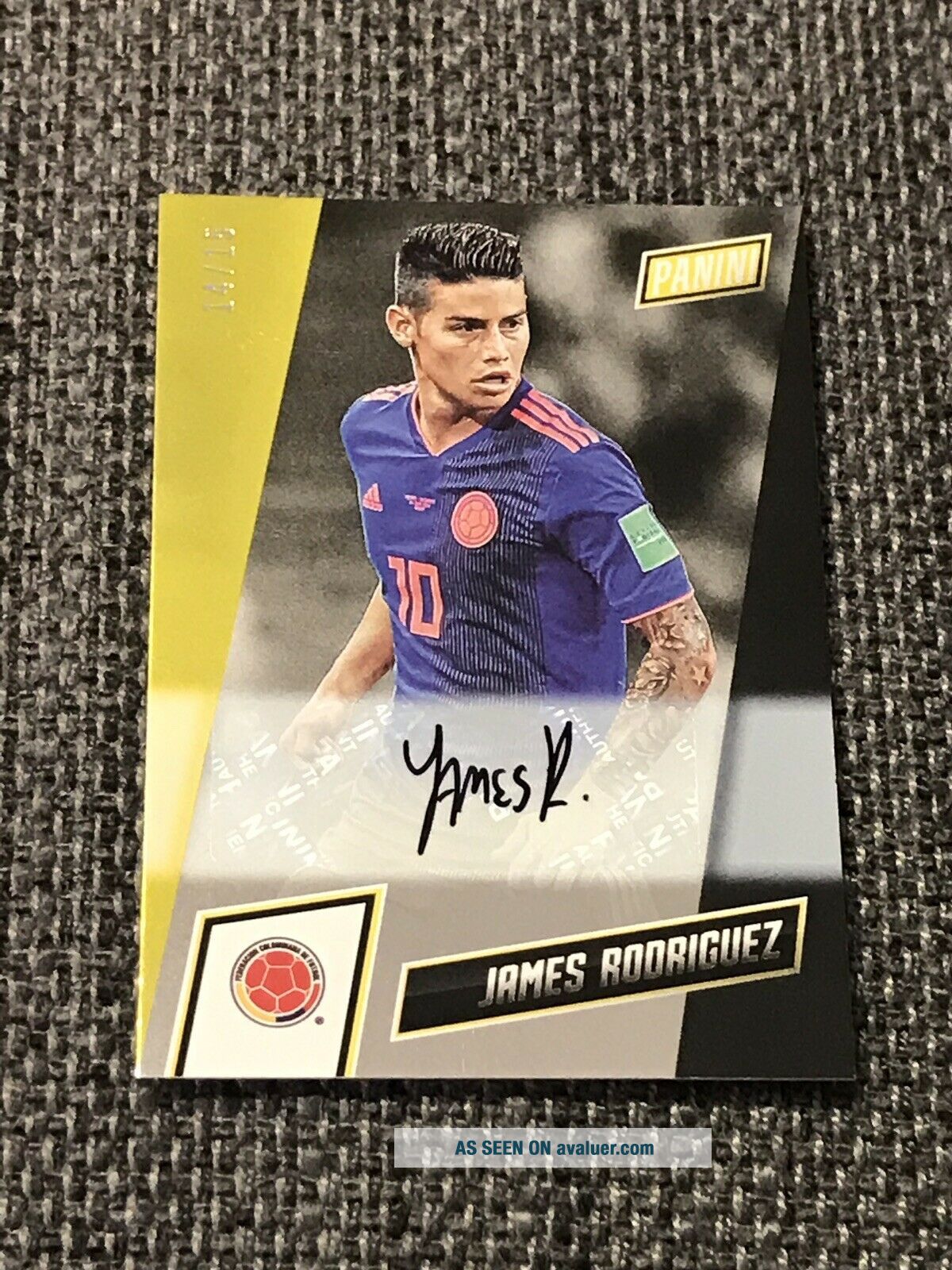 2019 Panini The National James Rodríguez Auto /15 Columbia | #6258653