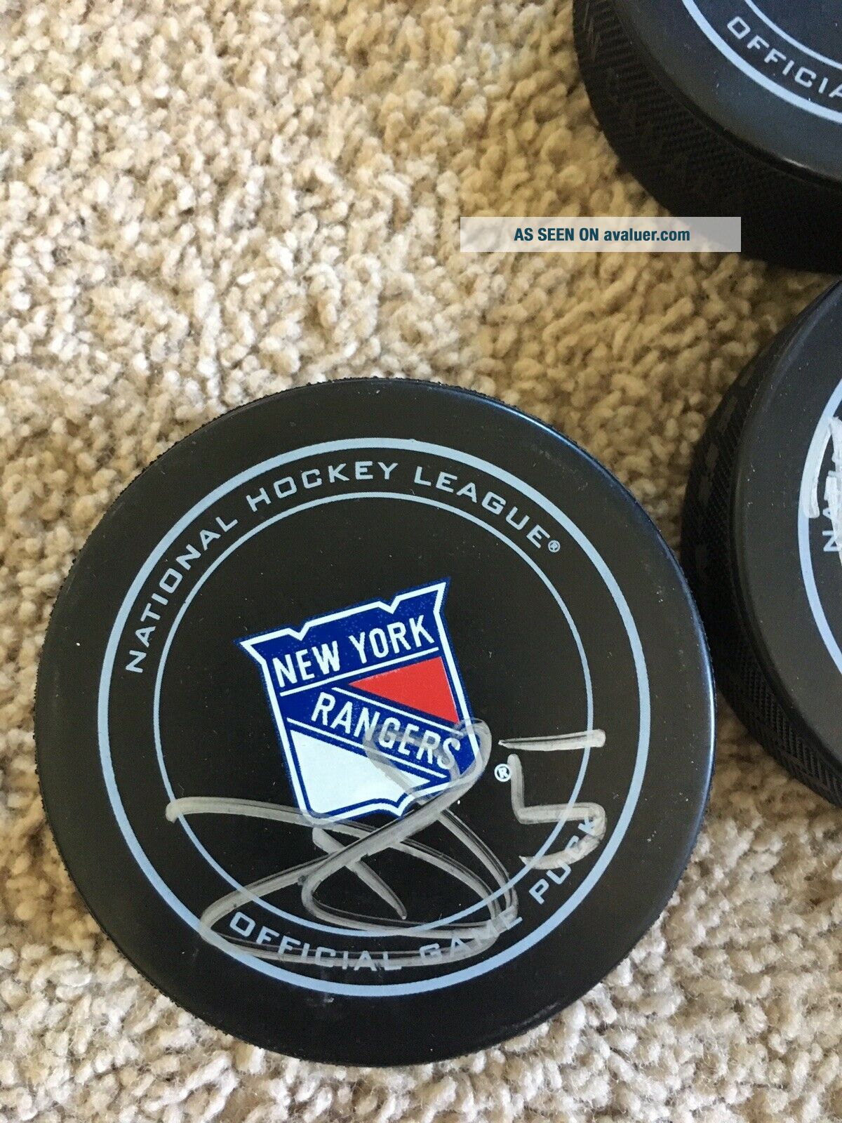 York Rangers NHL Official Signed/autographed Pucks (All Pucks) | #6431104