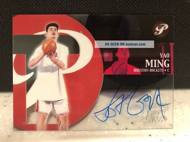 2002 - 03 Topps Pristine YAO MING Personal Endorsements Auto RC ...