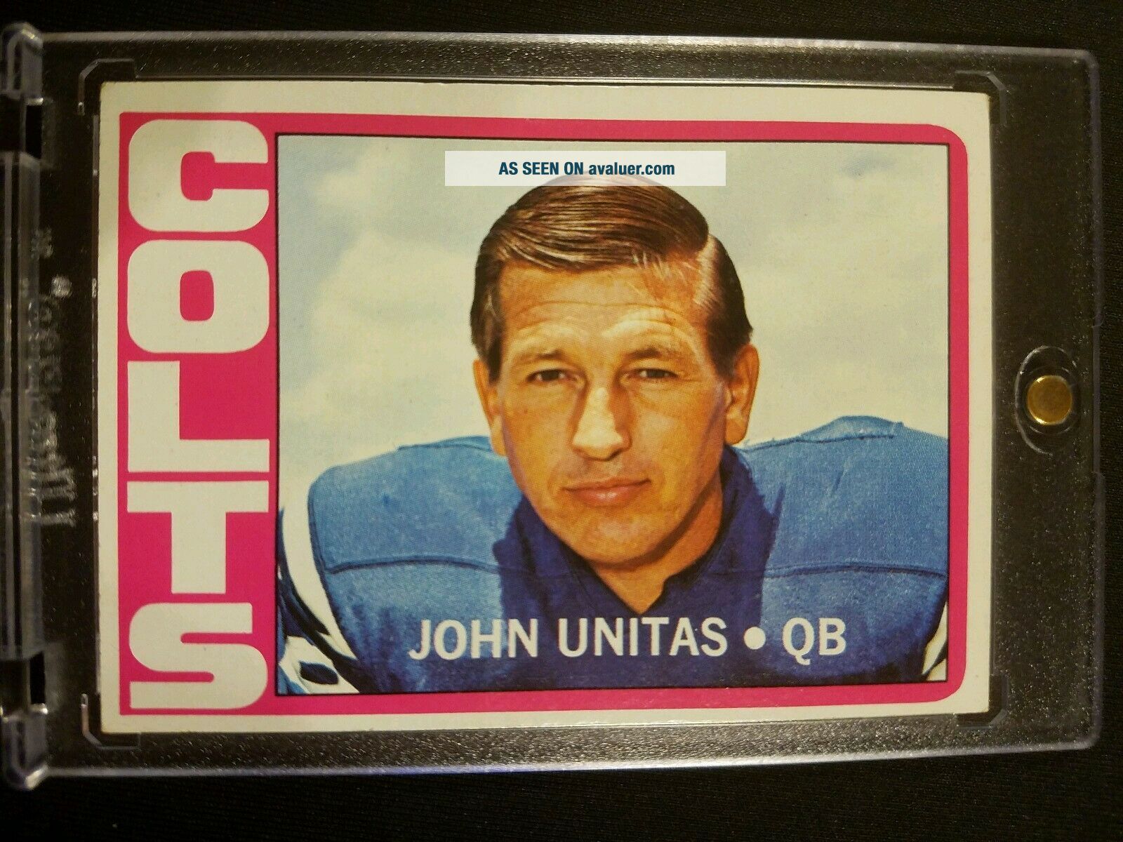 1972 TOPPS JOHN JOHNNY UNITAS BALTIMORE COLTS NFL RARE | #6376946