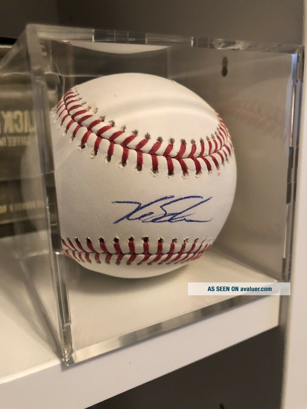 Chicago Cubs Kyle Schwarber Signed Baseball W Case | #6546231