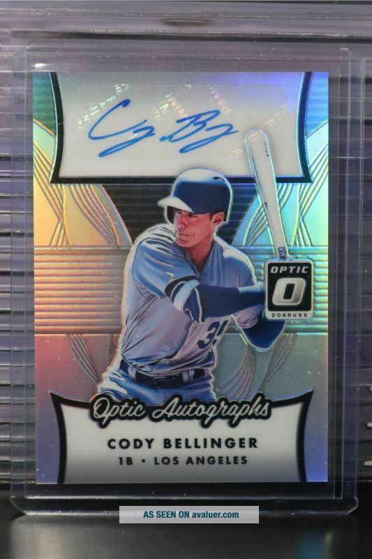 2017 Donruss Optic Cody Bellinger Optic Autograph Rookie RC Auto ...