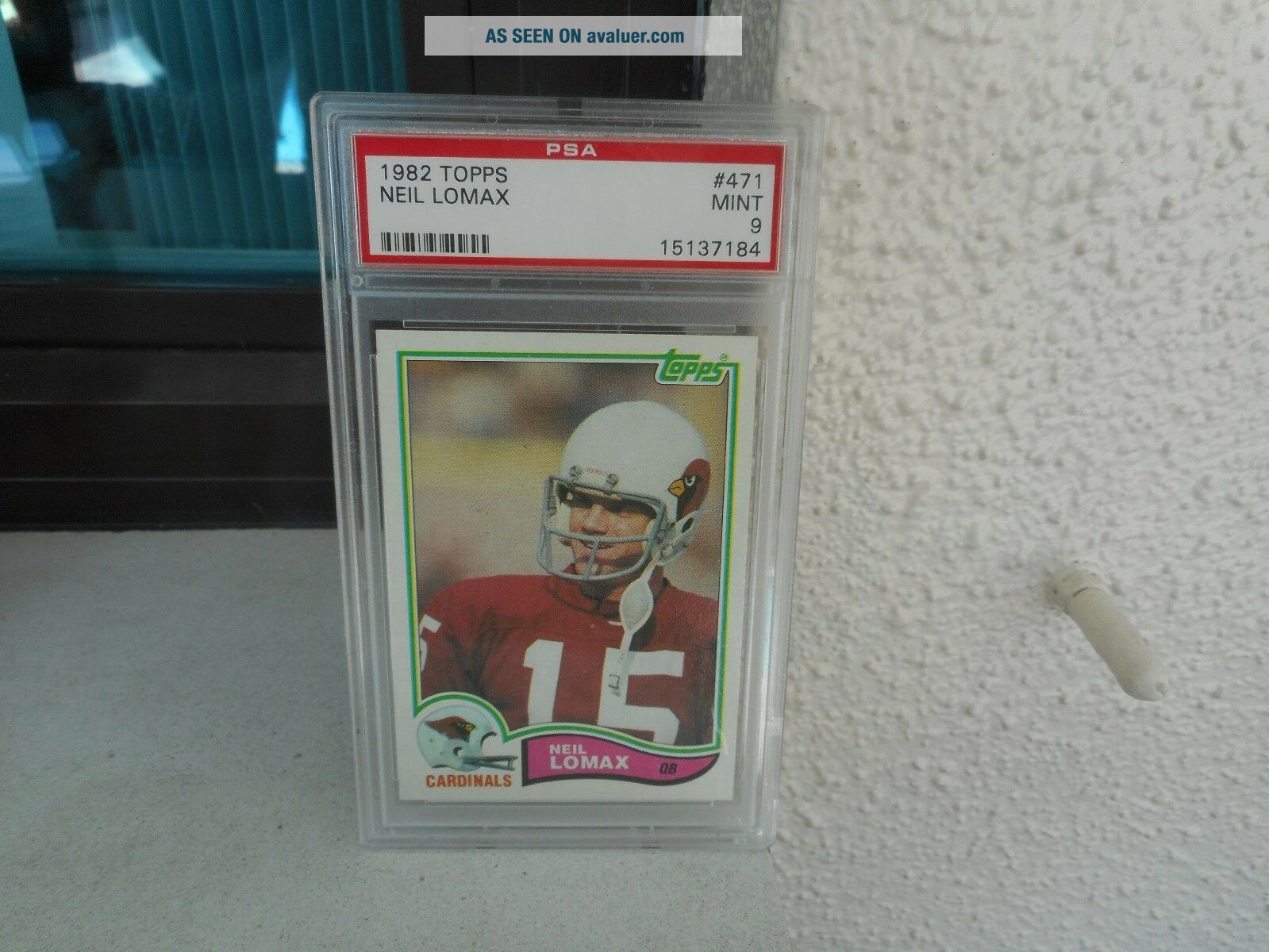 1982 TOPPS FOOTBALL. PSA GRADED. 9 NQ. 471 NEIL LOMAX. CARDINALS | #6429469