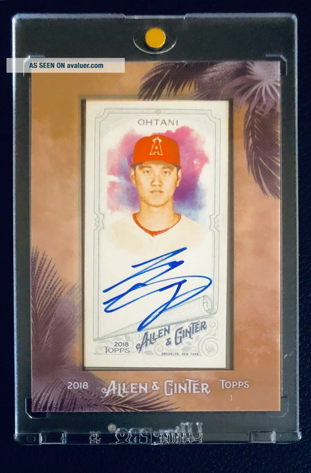 2018 Topps Allen & Ginter Shohei Ohtani RC AUTO ON - CARD Mini Framed ...