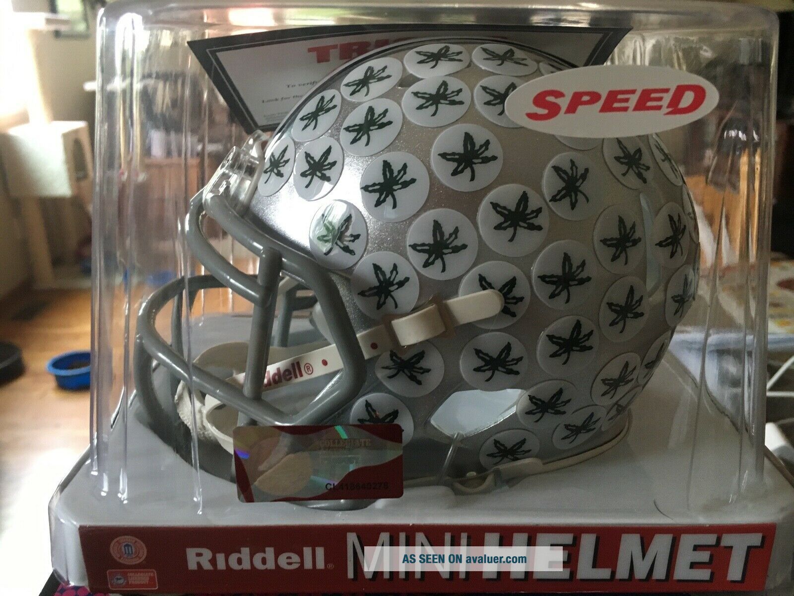 TOM COUSINEAU OHIO STATE BUCKEYES AUTOGRAPHED MINI - HELMET TRISTAR ...