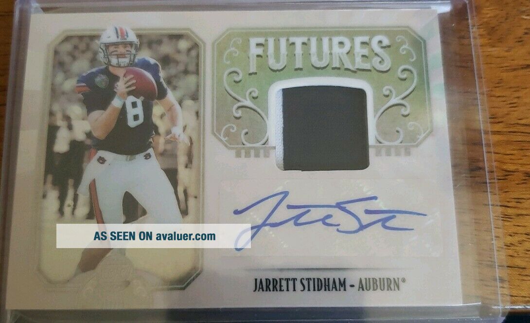 2019 Panini Legacy Futures Patch Autographs 27 Jarrett Stidham Patriots ...