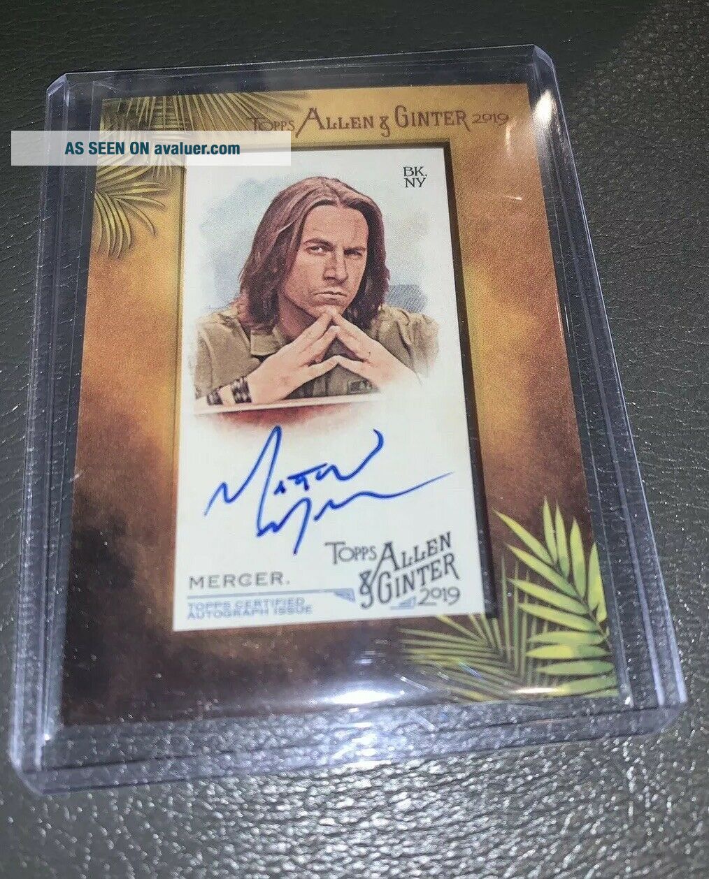 2019 Topps Allen & Ginter Auto Autograph Matthew Mercer Dungeonmaster ...