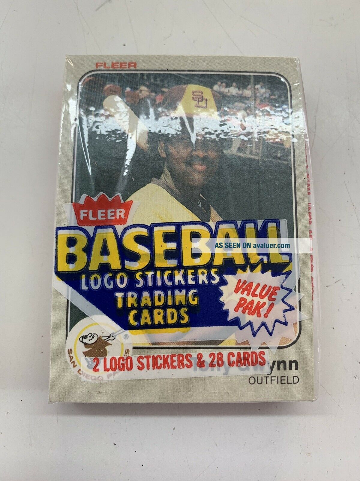 1983 Fleer Baseball Cello Pack Box 24 Pack Sandberg Gwynn Rookie On TOP ...