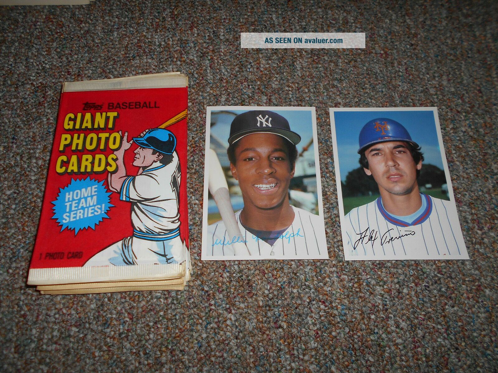 1981 Topps Giant Home Team 5X7 Photos Ny Mets Yankees 34 Packs | #6555478