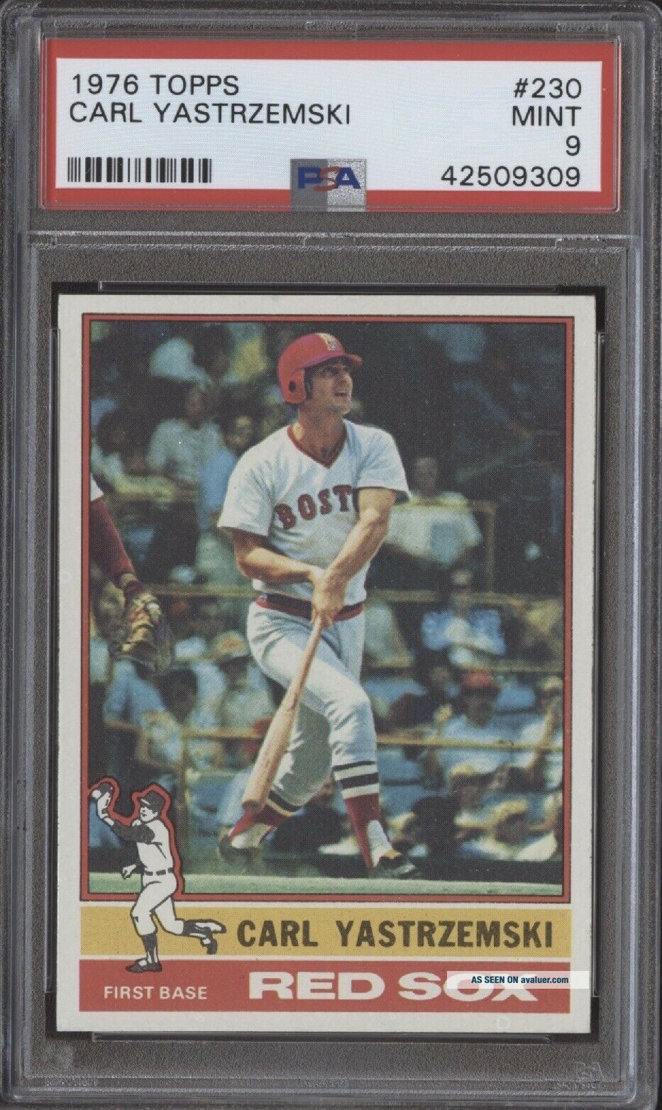 1976 Topps Carl Yastrzemski 230 PSA 9 | #6606498