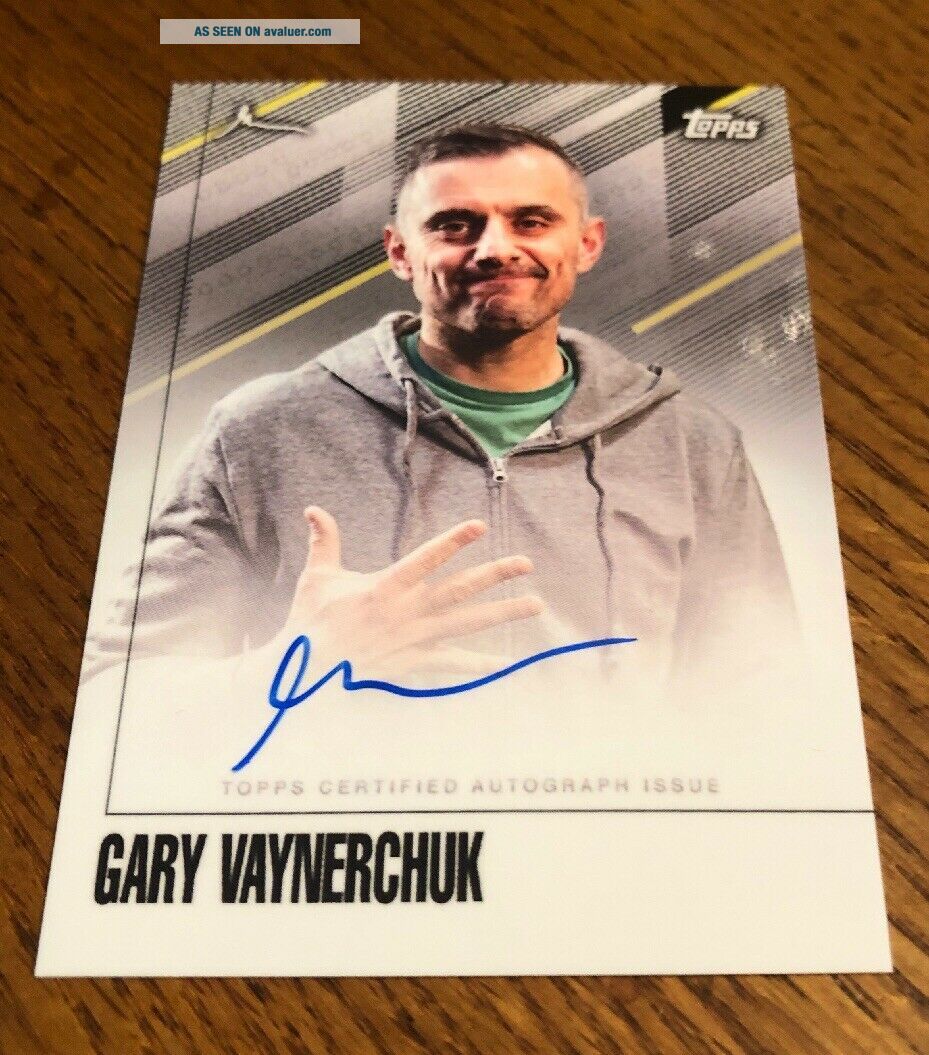 Gary Vaynerchuk 2019 Topps X Gary Vee Direct 360 Autograph Card GV - A ...