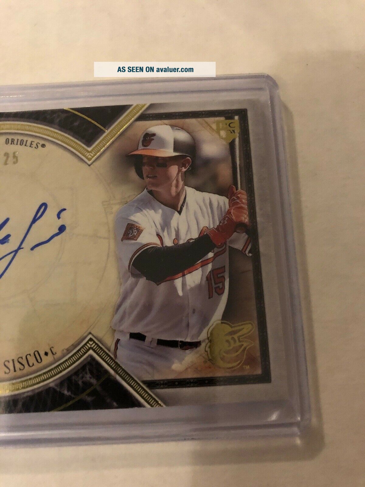 Chance Sisco 2018 Topps Museum Archival Rookie Auto Gold 15/25 On Card ...