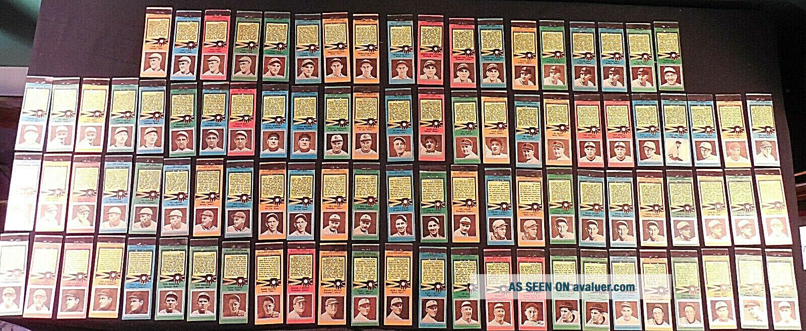 1934 Diamond Match Covers U PICK Pirates Reds Indians Cubs Red Sox ...