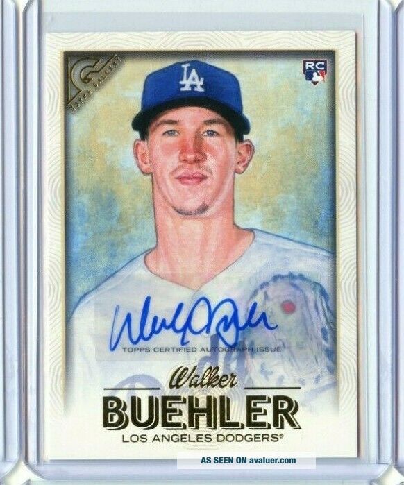 WALKER BUEHLER 2018 Topps Gallery Rookie Autograph RC Dodgers | #6663809