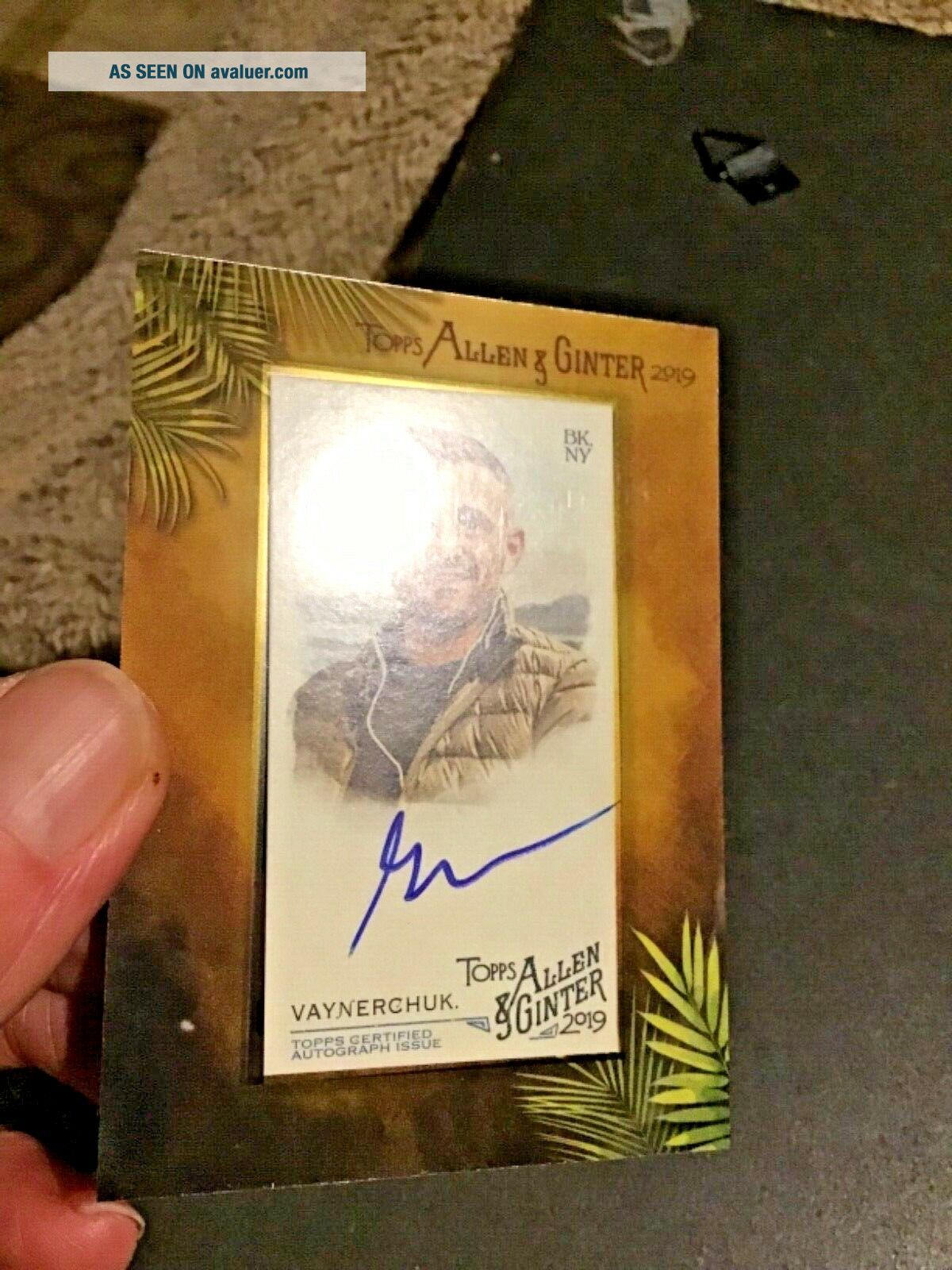 2019 Topps Allen & Ginter Gary Vaynerchuk Framed Mini Autograph | #6740987