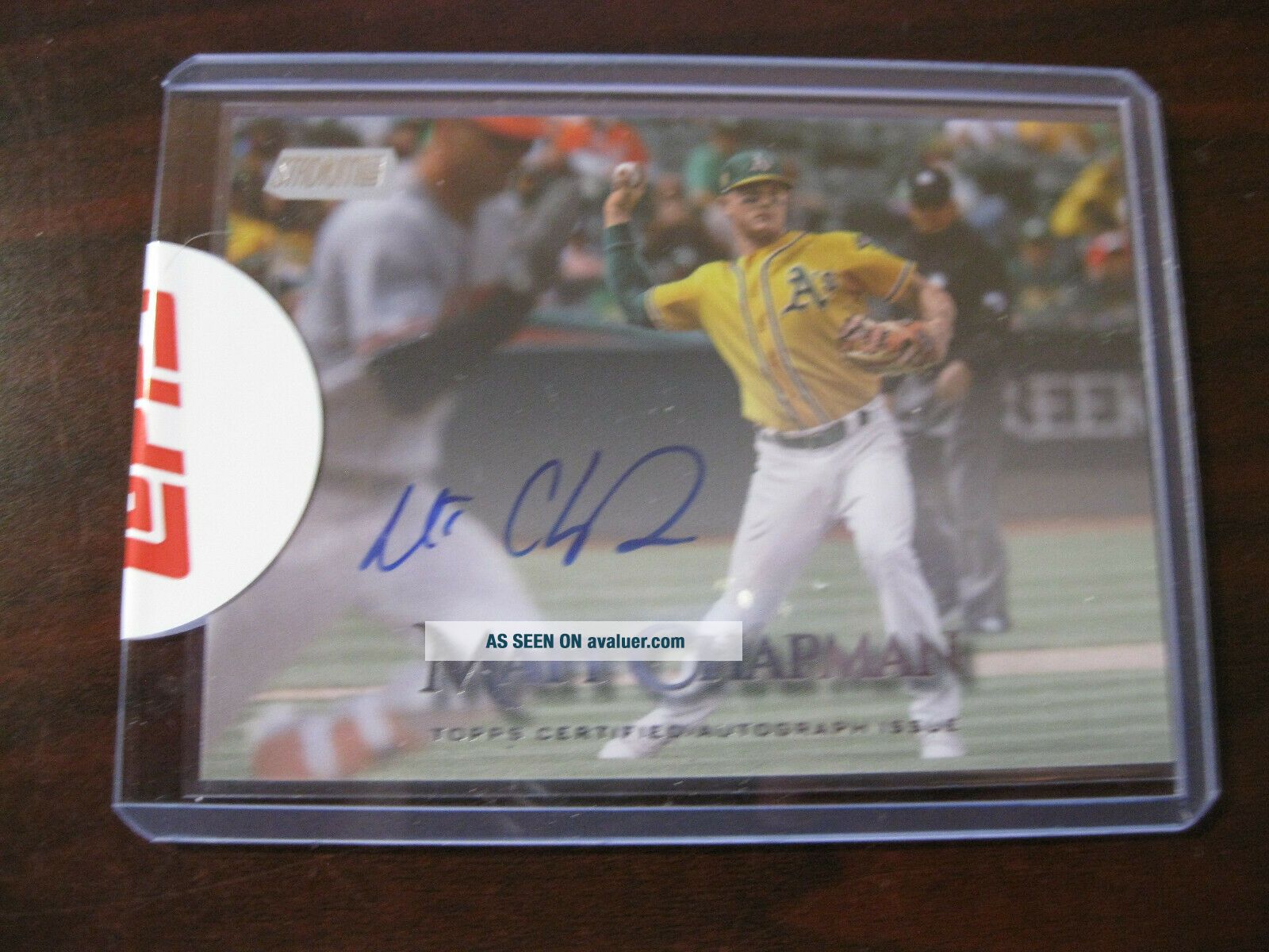 Matt Chapman 2019 Topps Stadium Club On Card Autograph SSP | #6694055