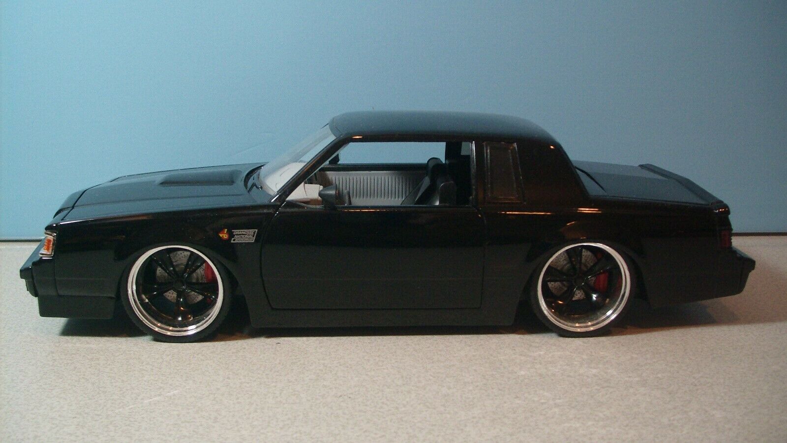 Rare 1:18 Scale Black 1987 BUICK GRAND NATIONAL Car Die - Cast By Jada ...