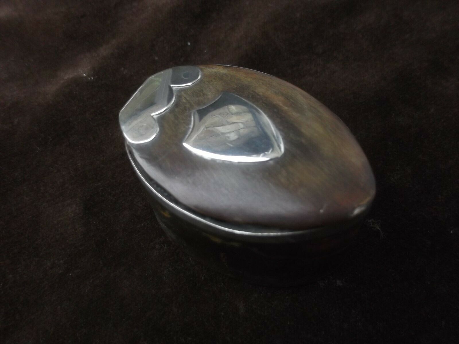 C1720 Rare 18th Century Small Scottish Silver And Horn Snuff Mull ...