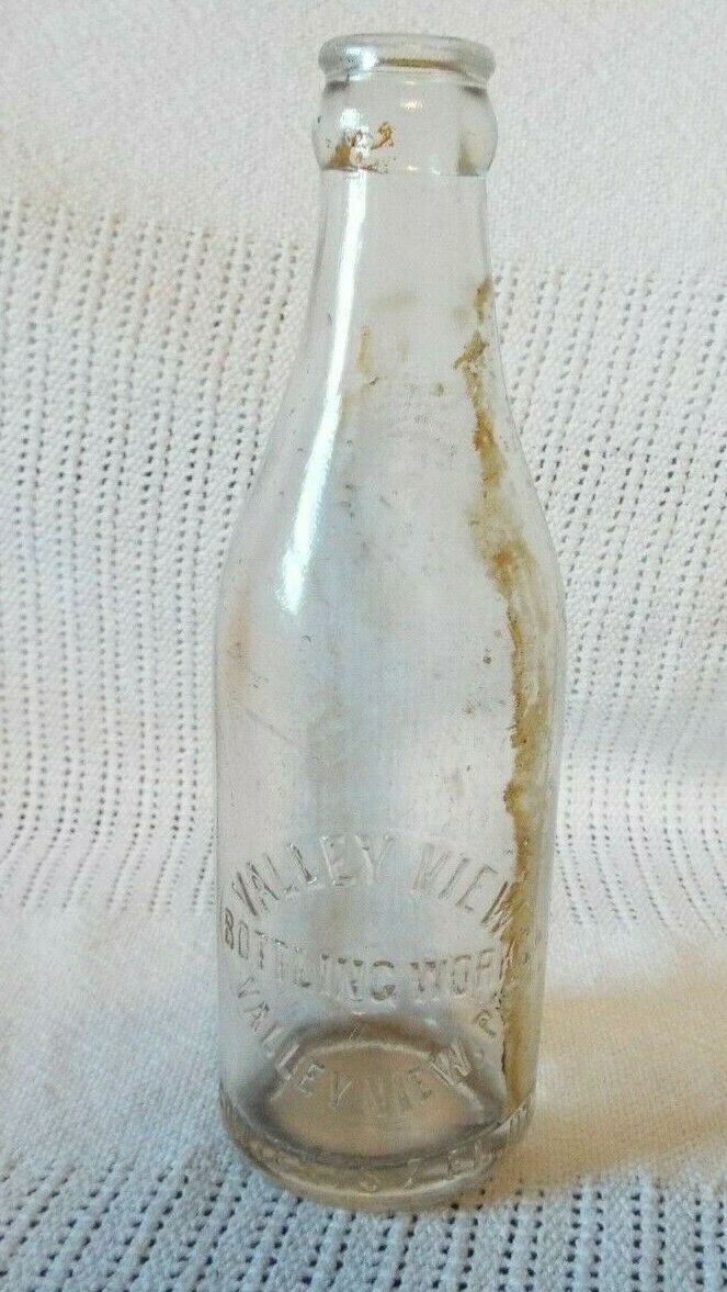 EXTREMELY RARE VALLEY VIEW BOTTLING VALLEY VIEW PA. 7OZ. REGISTERED ...