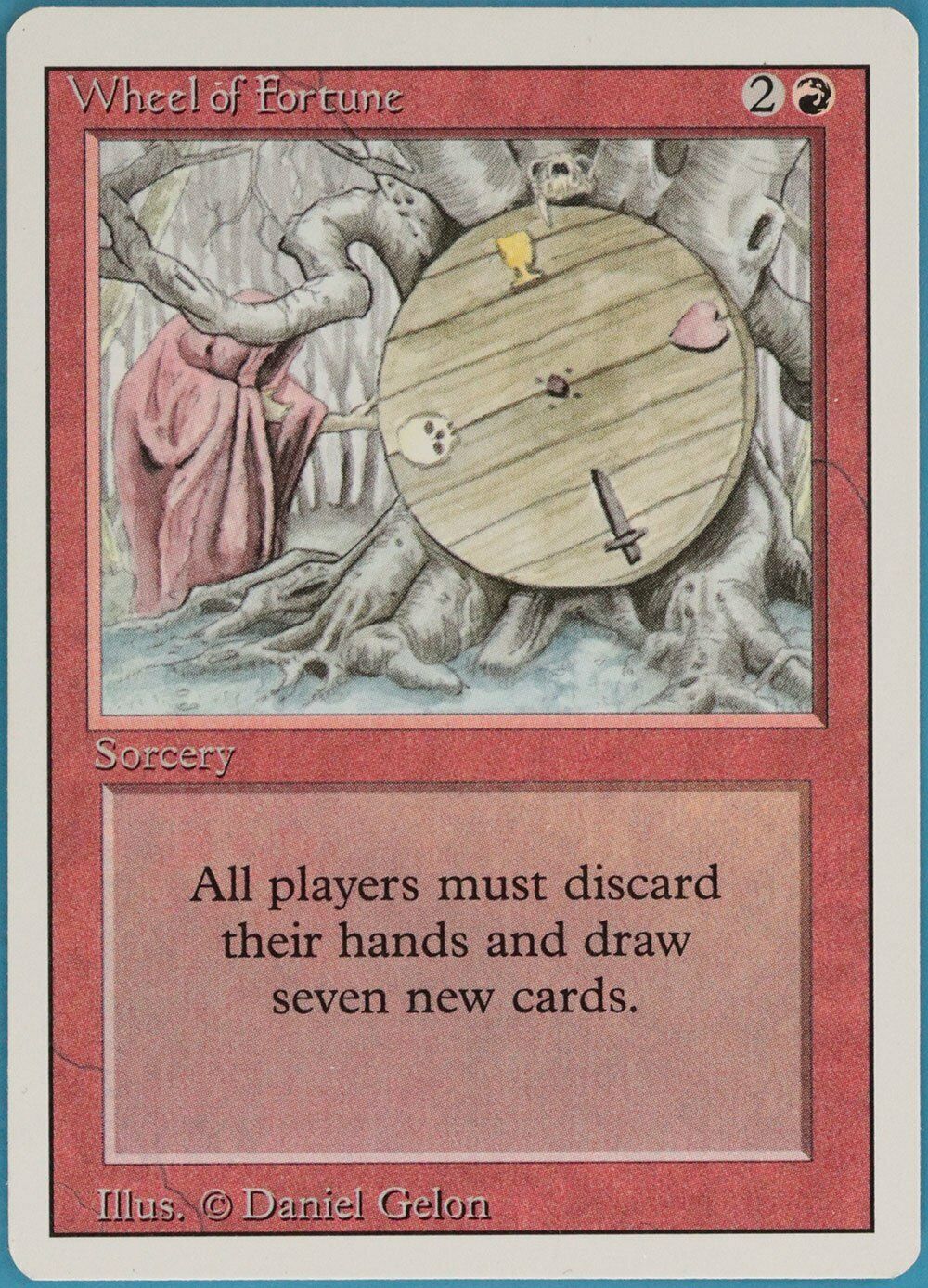 Wheel Of Fortune Revised NM - M Red Rare MAGIC GATHERING CARD (ID 96538 ...