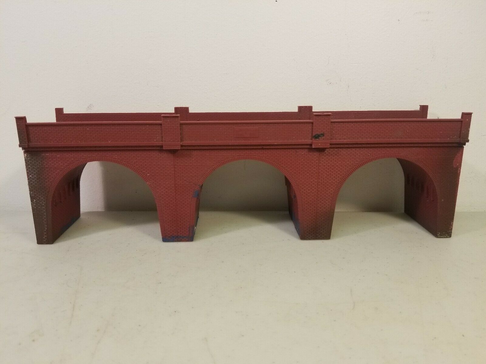 Rare HO Scale Tri - Ang Hornby Red Brick Viaduct Arch Bridge | #19596945
