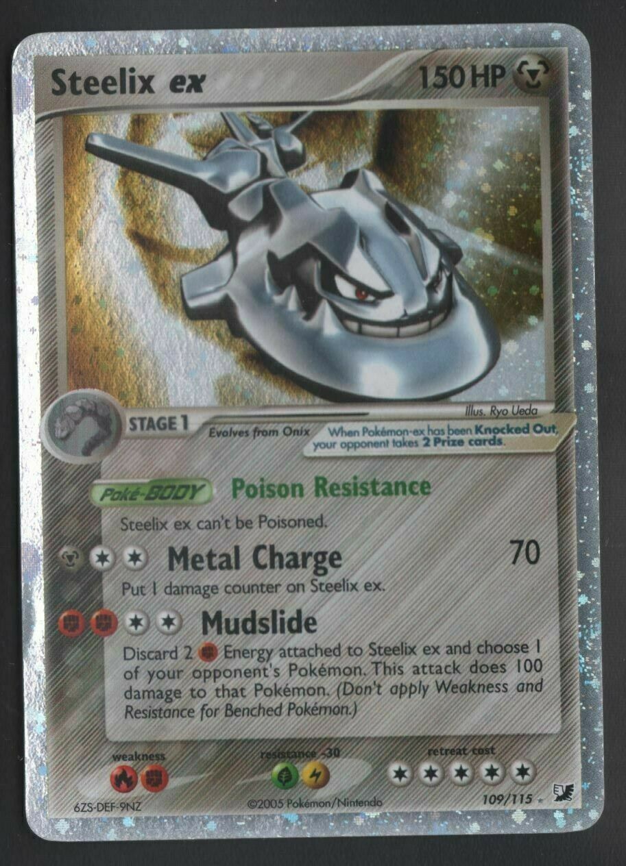 Steelix Ex 109/115 Pokemon Card TCG Ex Unseen Forces Holo Rare | #19611700