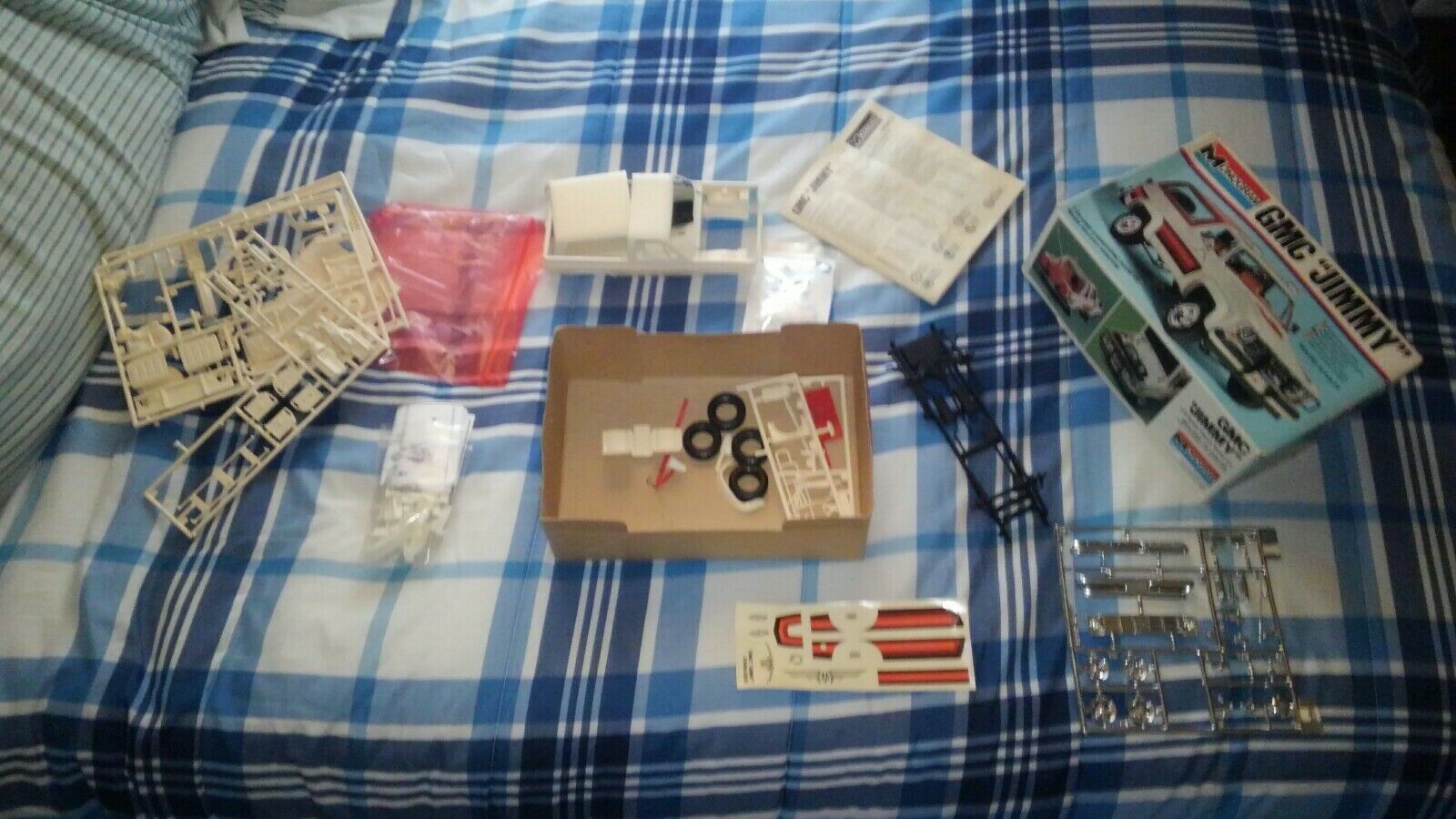 Vintage 1979 Monogram GMC Jimmy 4x4 1/24 Scale Model Truck Kit 2248 ...